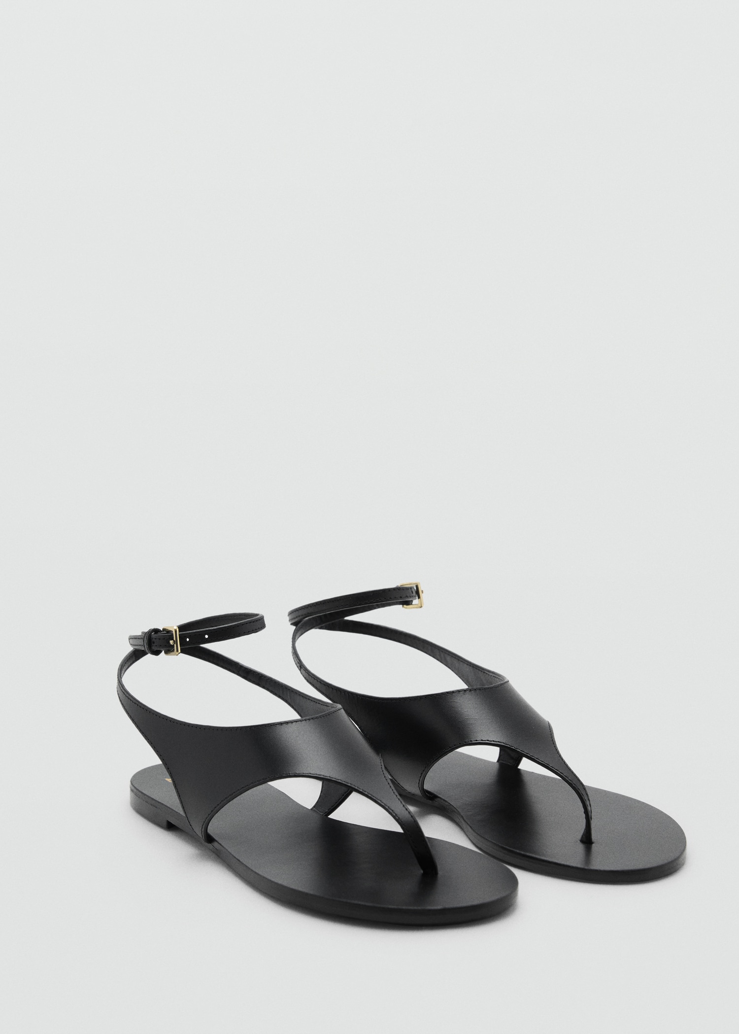 Leather straps sandals - Women | MANGO USA