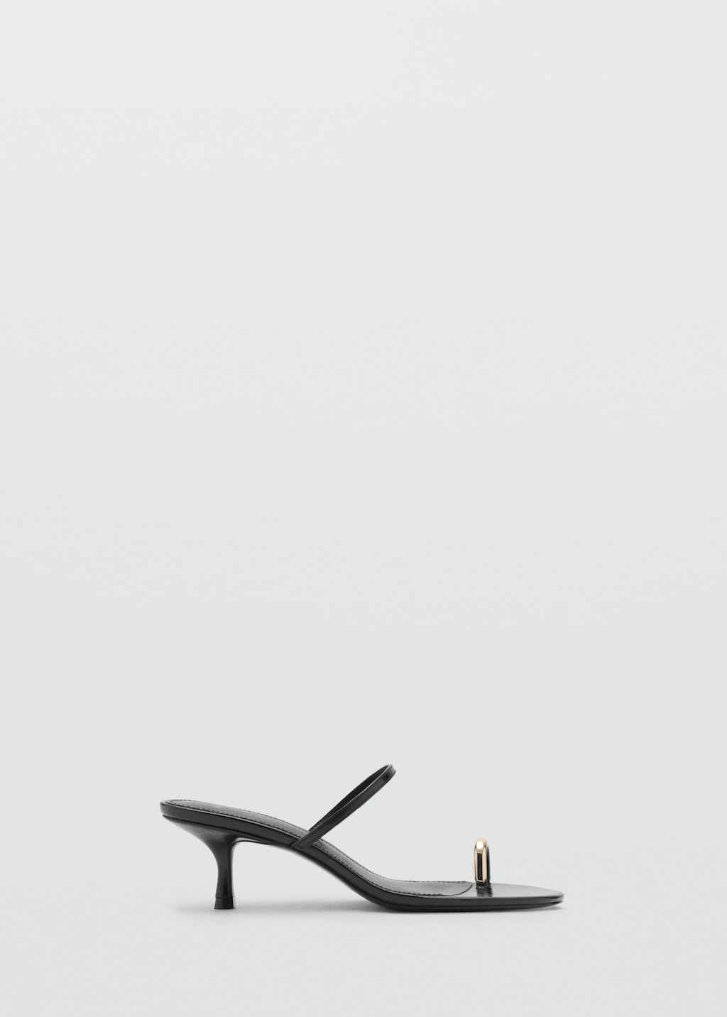 Heeled sandals with metallic detail - Women | MANGO Gibraltar