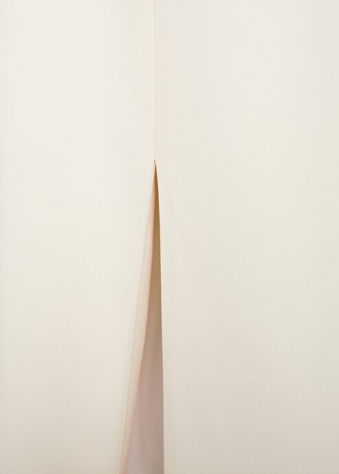 Asymmetrical open-back dress - Women | MANGO Singapore