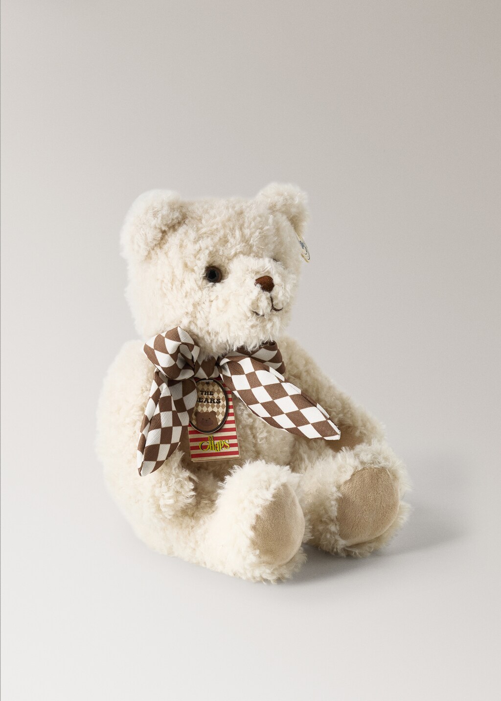 Beryl medium teddy bear with bow - Home | MANGO United Kingdom