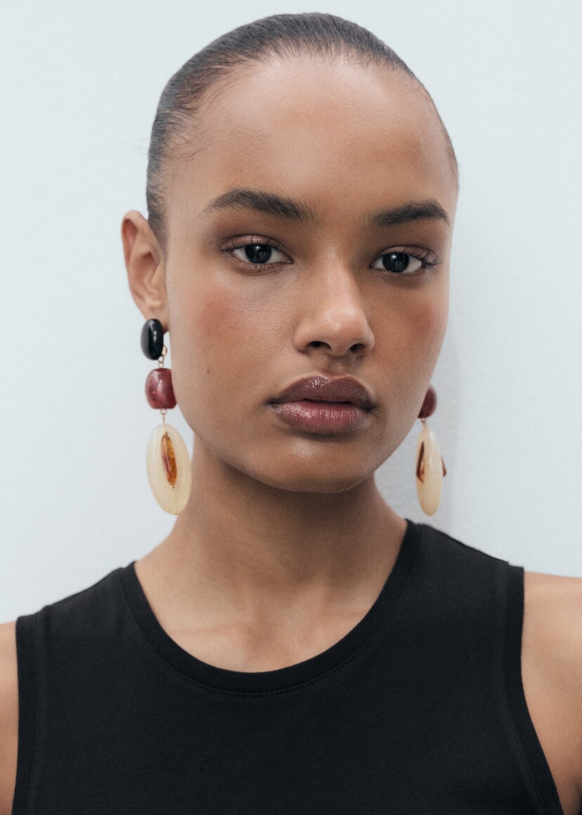 Cotton midi-dress with knot detail - Women | MANGO USA