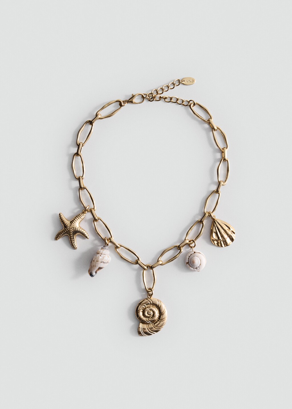 Shells bead necklace - Women | MANGO USA