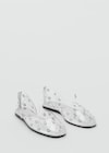 Vinyl shoes with eyelets - Women | MANGO Canada
