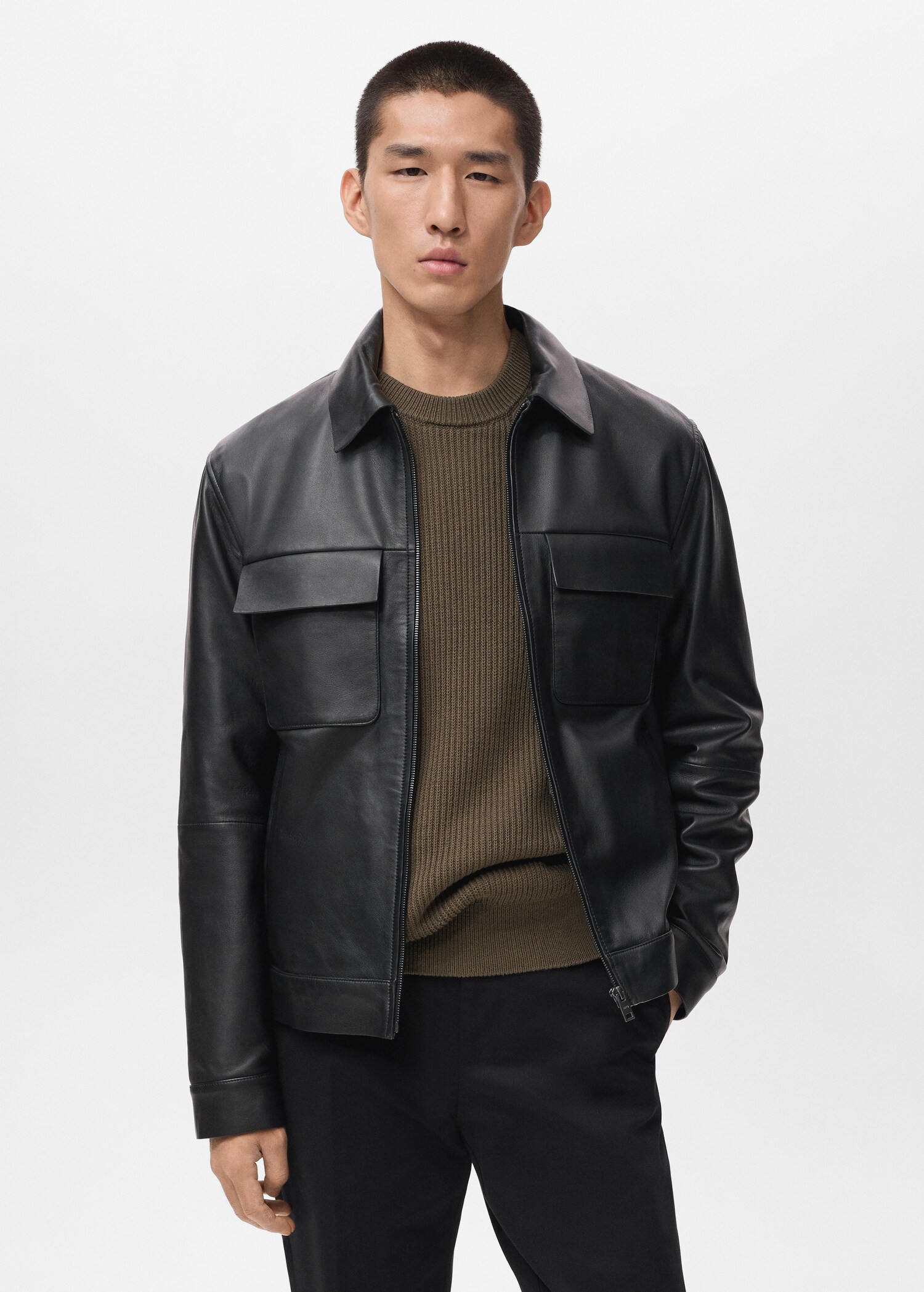 Men’s leather jackets 2026 | MANGO Egypt