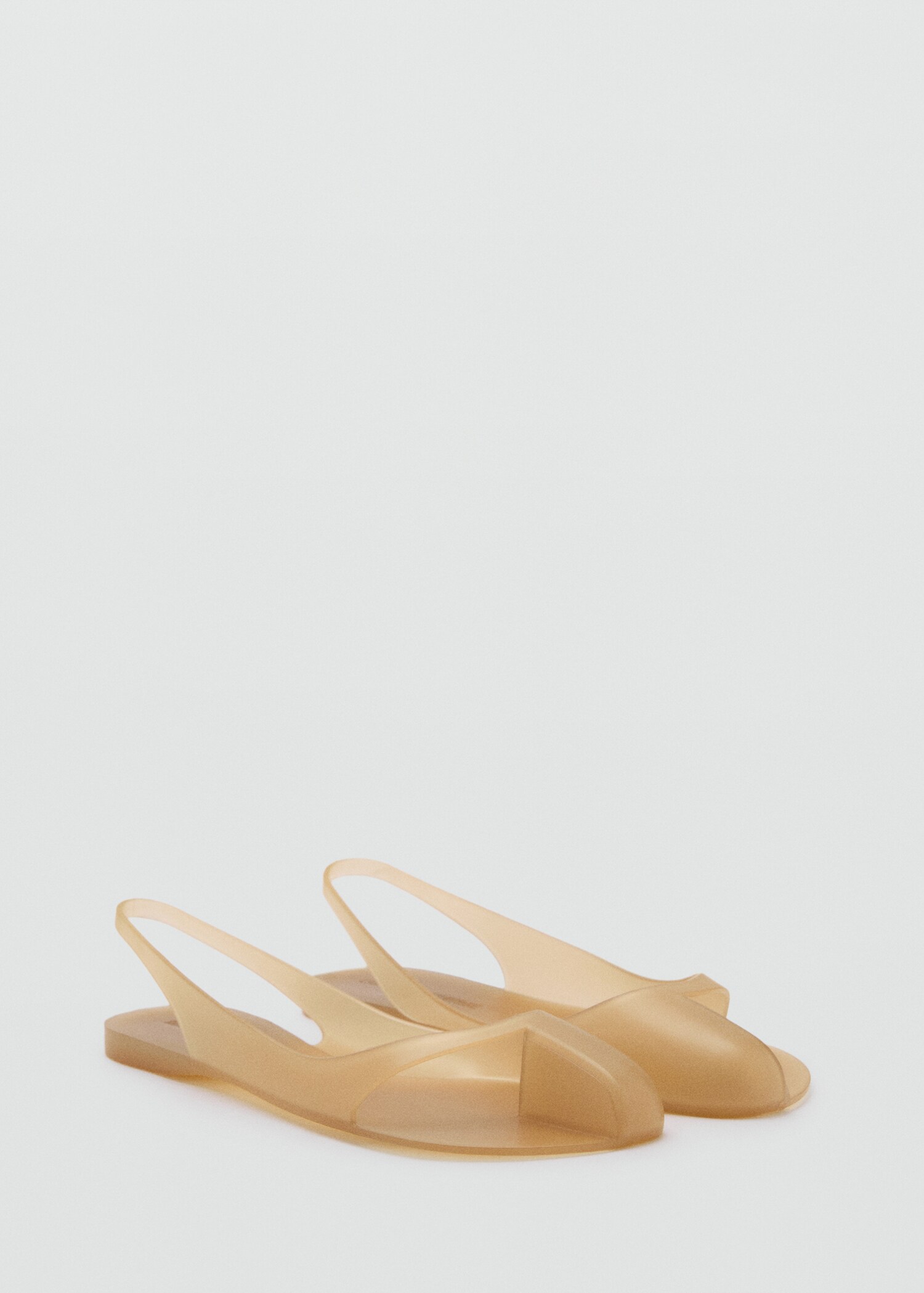 Rubberized slingback shoe - Women | MANGO USA