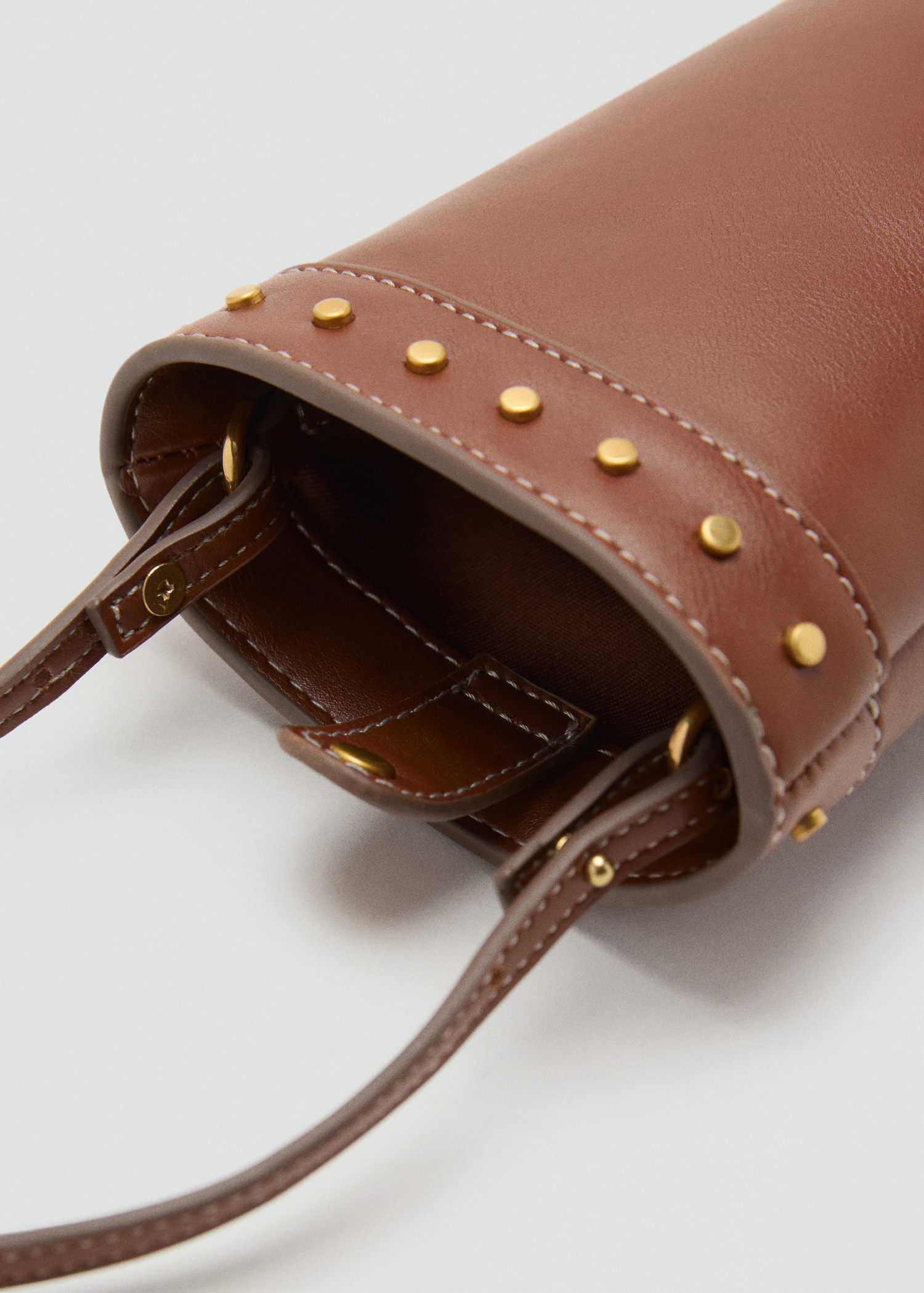 Studded cell phone case with shoulder strap - Women | MANGO USA