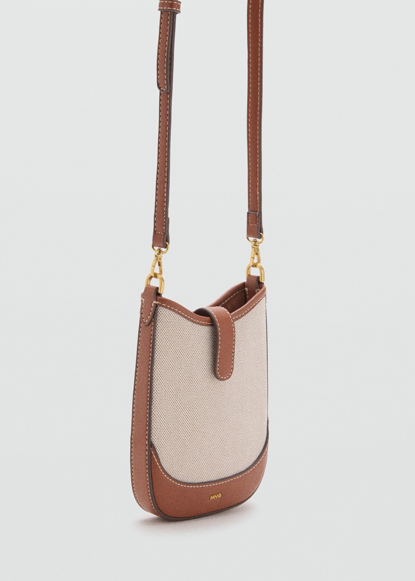 Canvas crossbody cell phone case - Women | MANGO USA