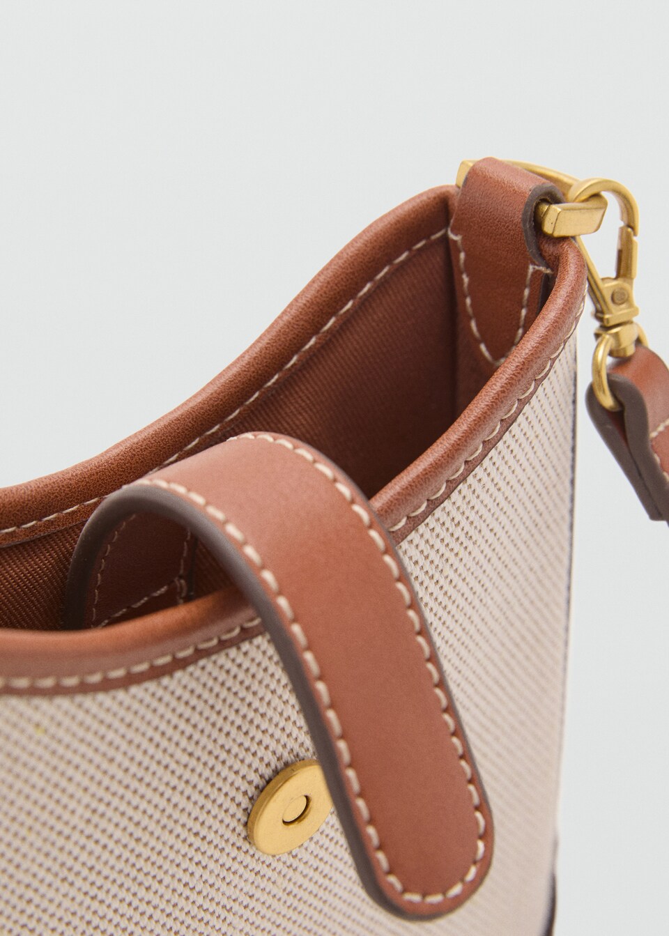 Canvas crossbody cell phone case - Women | MANGO USA