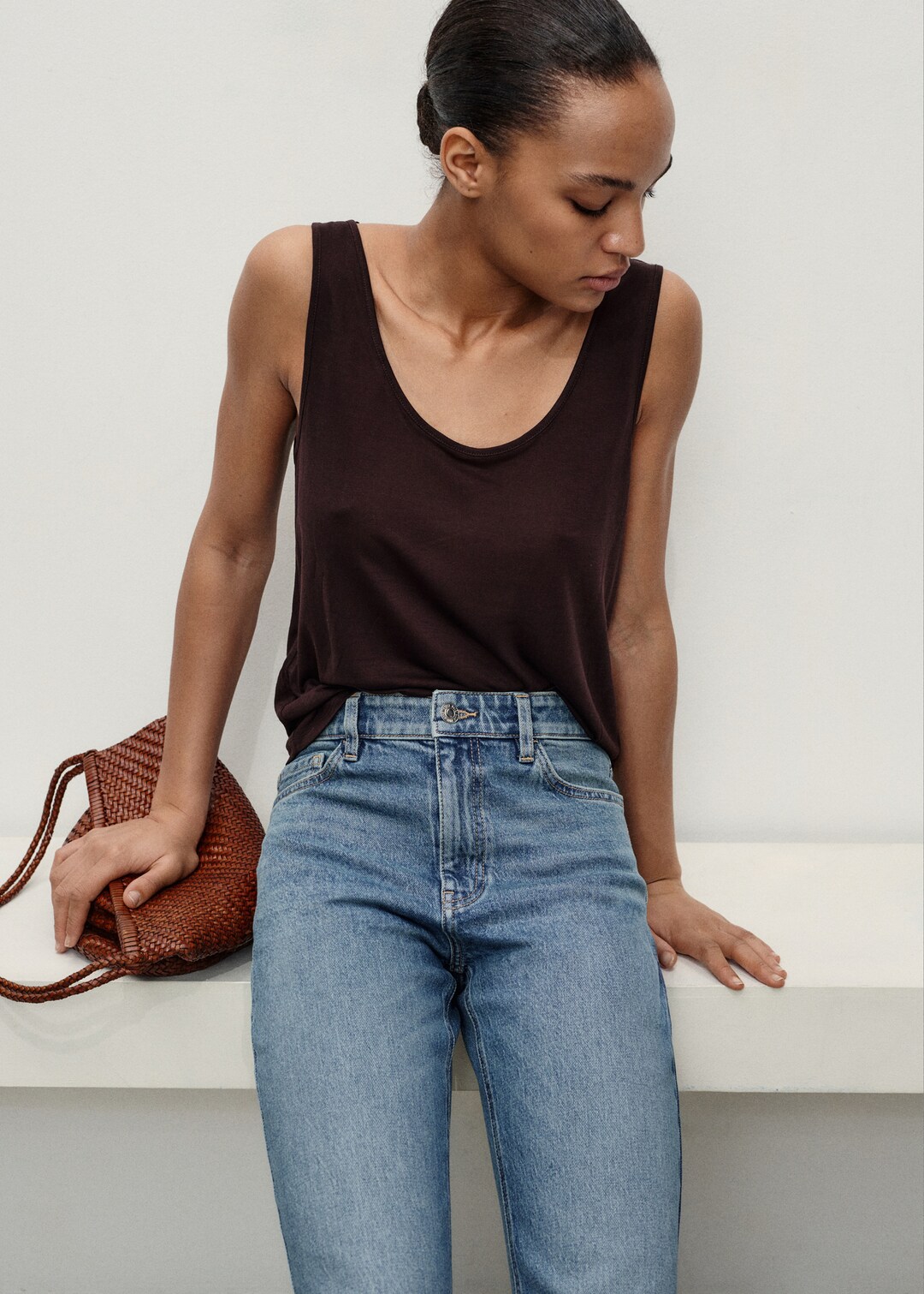 Newmom comfort high-rise jeans - Women | MANGO South Africa