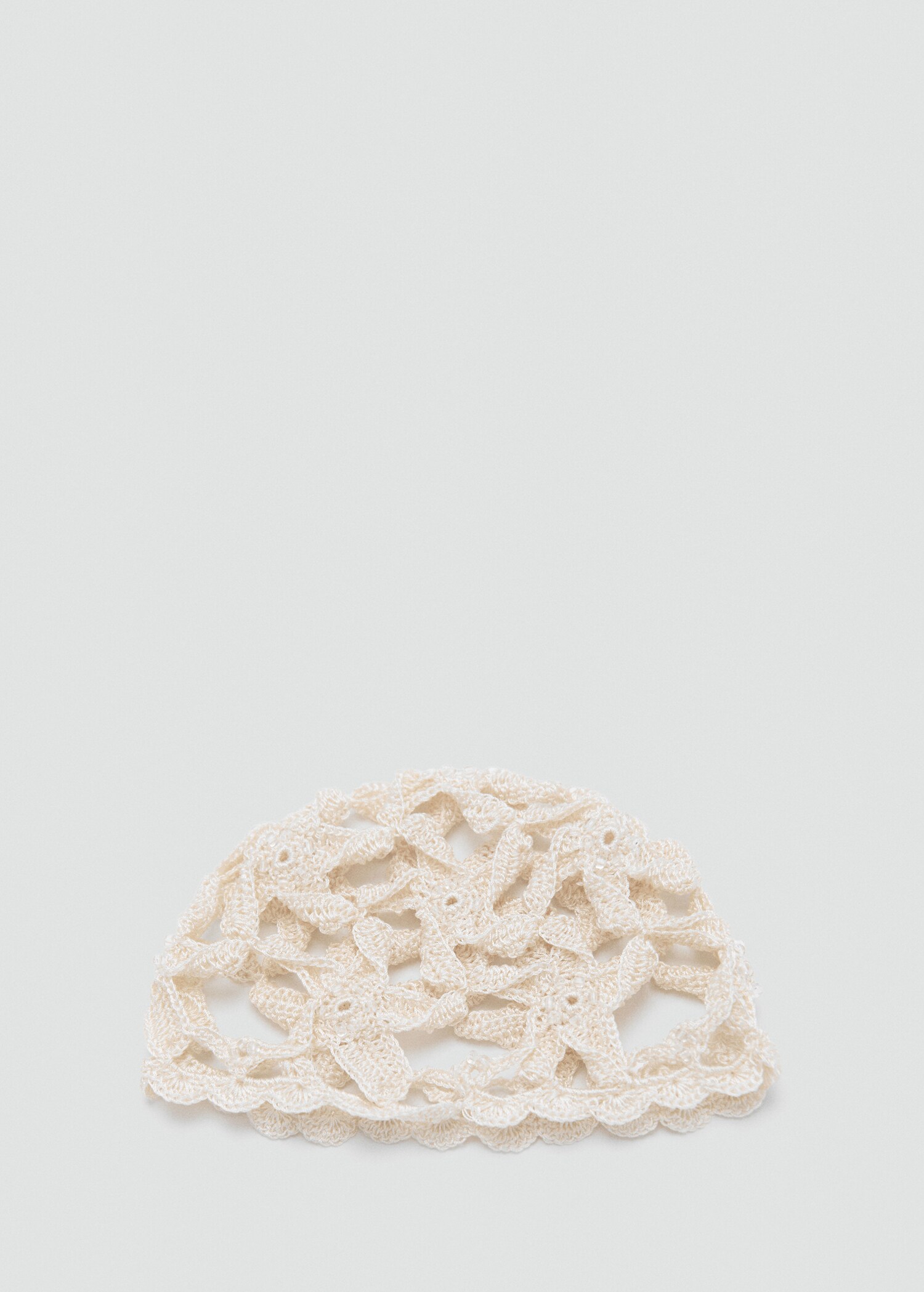 Crochet hat with star design - Women | MANGO USA