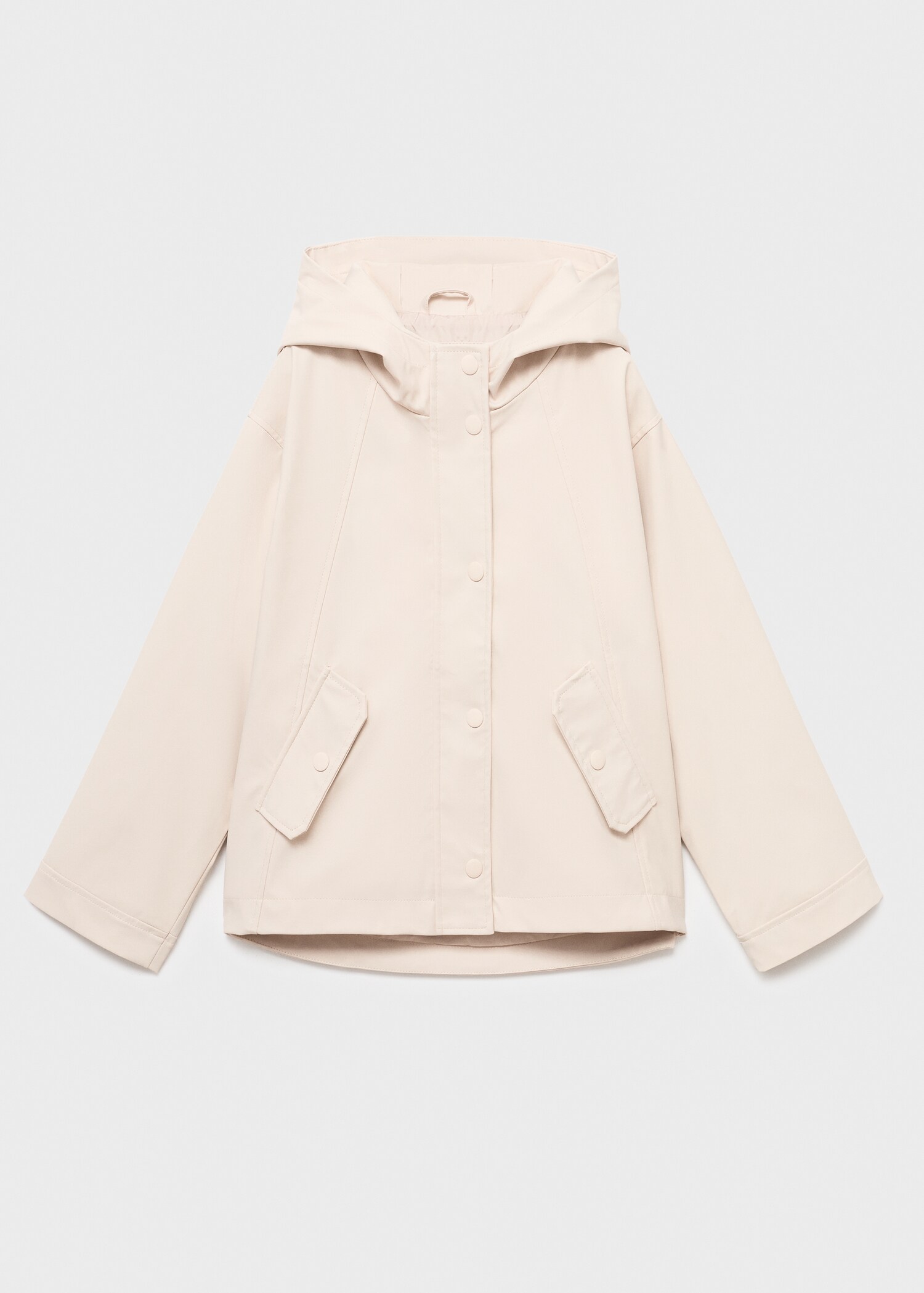 Raincoat hooded jacket - Kids | MANGO USA
