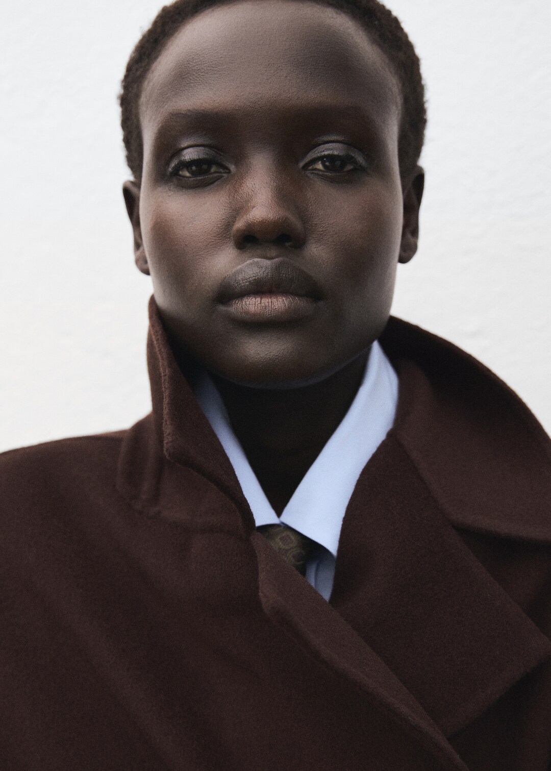 Handmade oversized wool coat - Women | MANGO USA