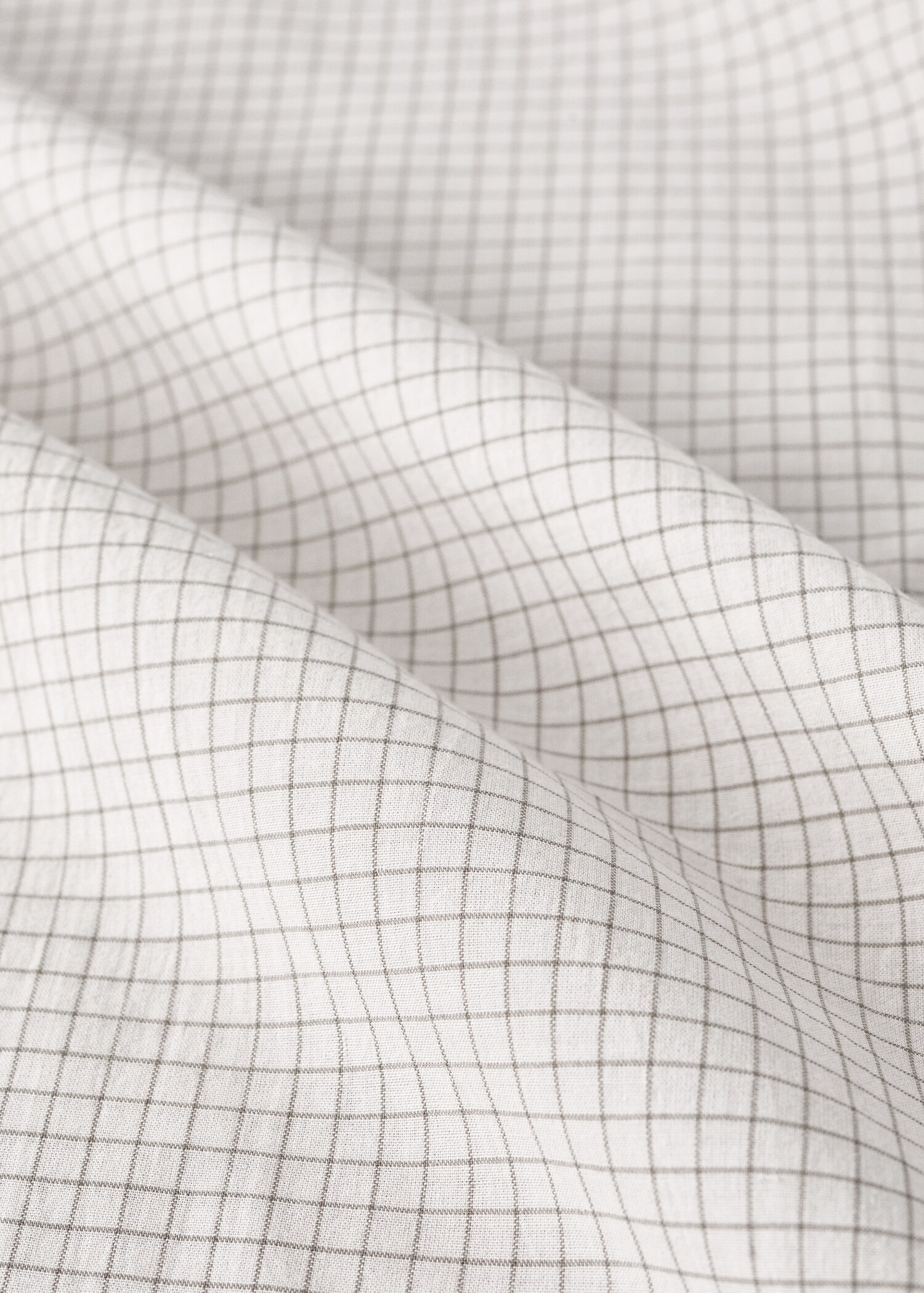 Husă de pernă pentru pătuț din bumbac cu mini carouri - Home | MANGO ...