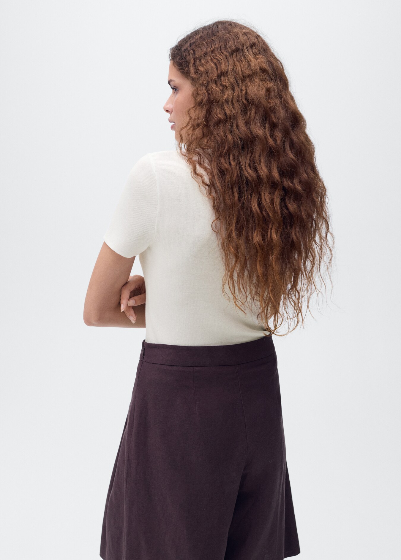 Short-sleeved fine-knit sweater - Women | MANGO United Kingdom