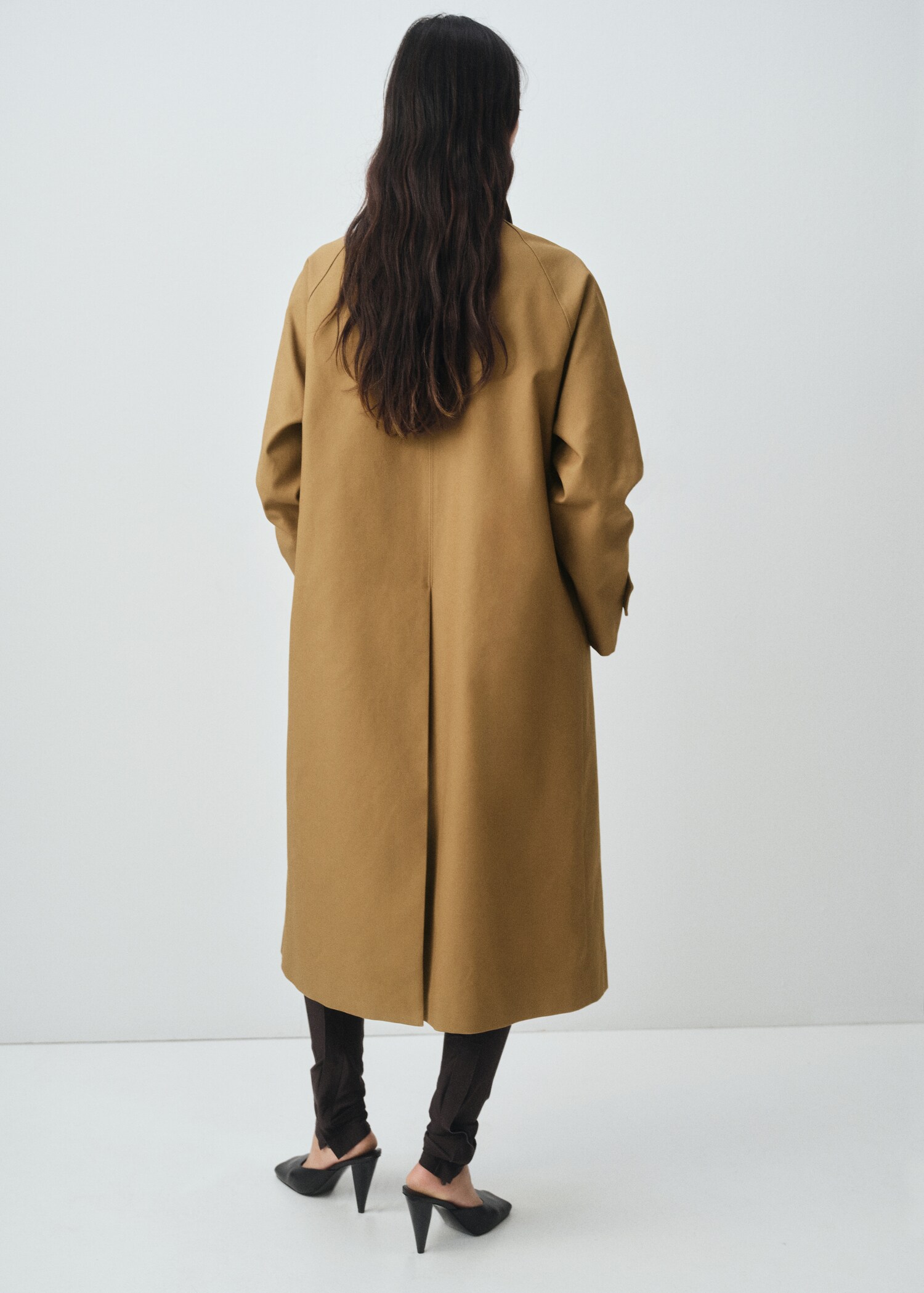 100% cotton long trench coat - Women | MANGO United Kingdom