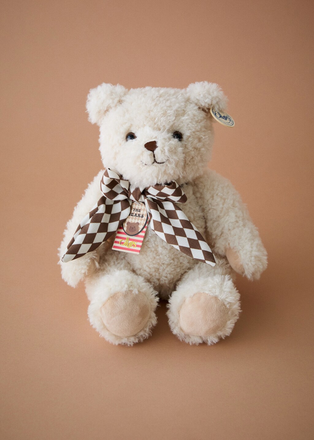 Beryl medium teddy bear with bow - Home | MANGO Norway