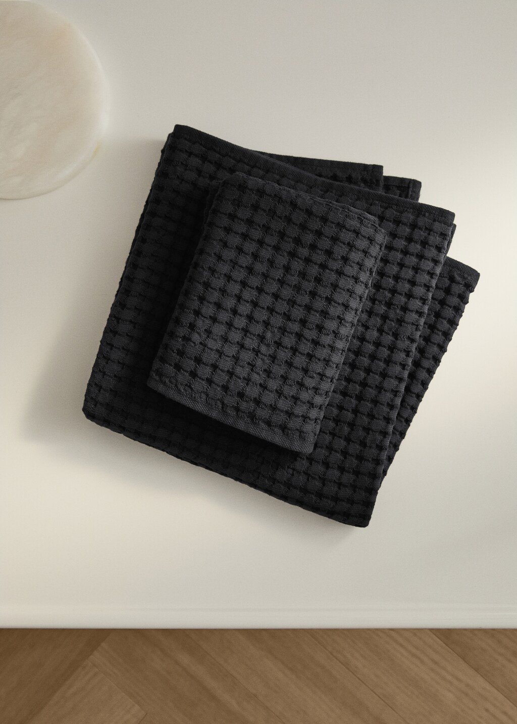 Asciugamano lavabo cotone nido d'ape - Home | MANGO Italia