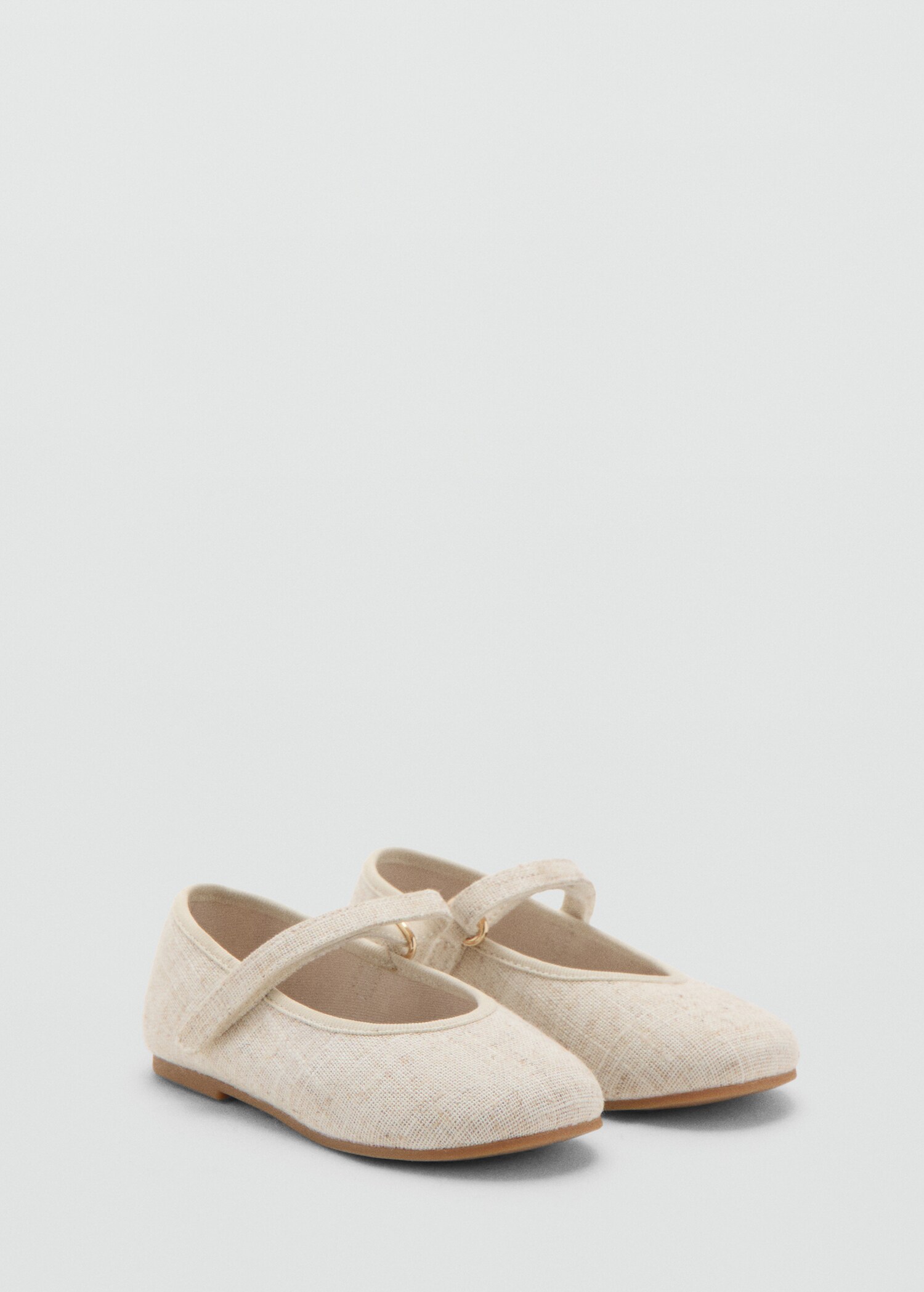 Velcro fastening straps ballerina - Kids | MANGO Malaysia