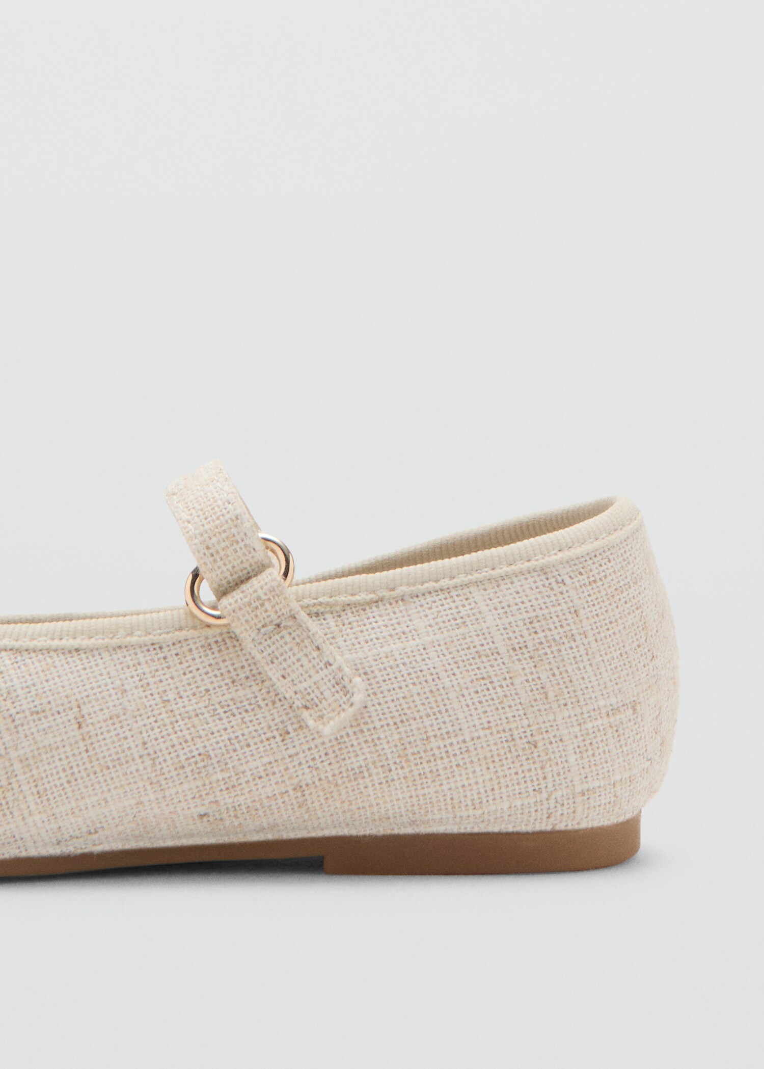 Velcro fastening straps ballerina - Kids | MANGO Malaysia