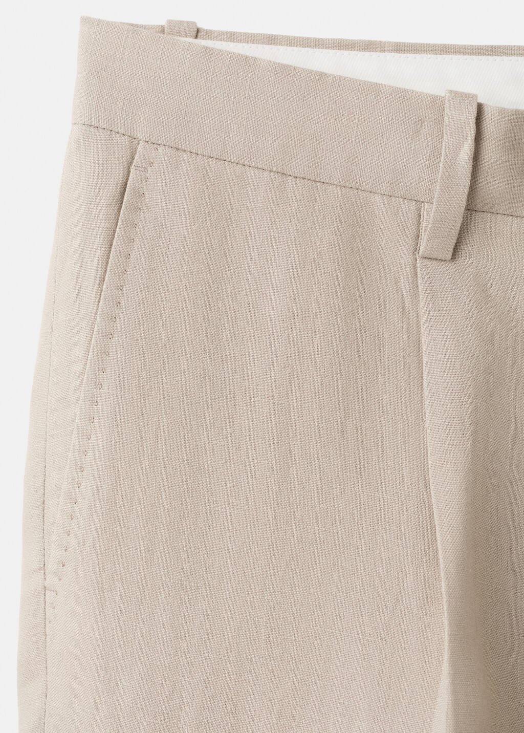 Amalfi 100% linen slim-fit suit trousers - Men | MANGO Philippines