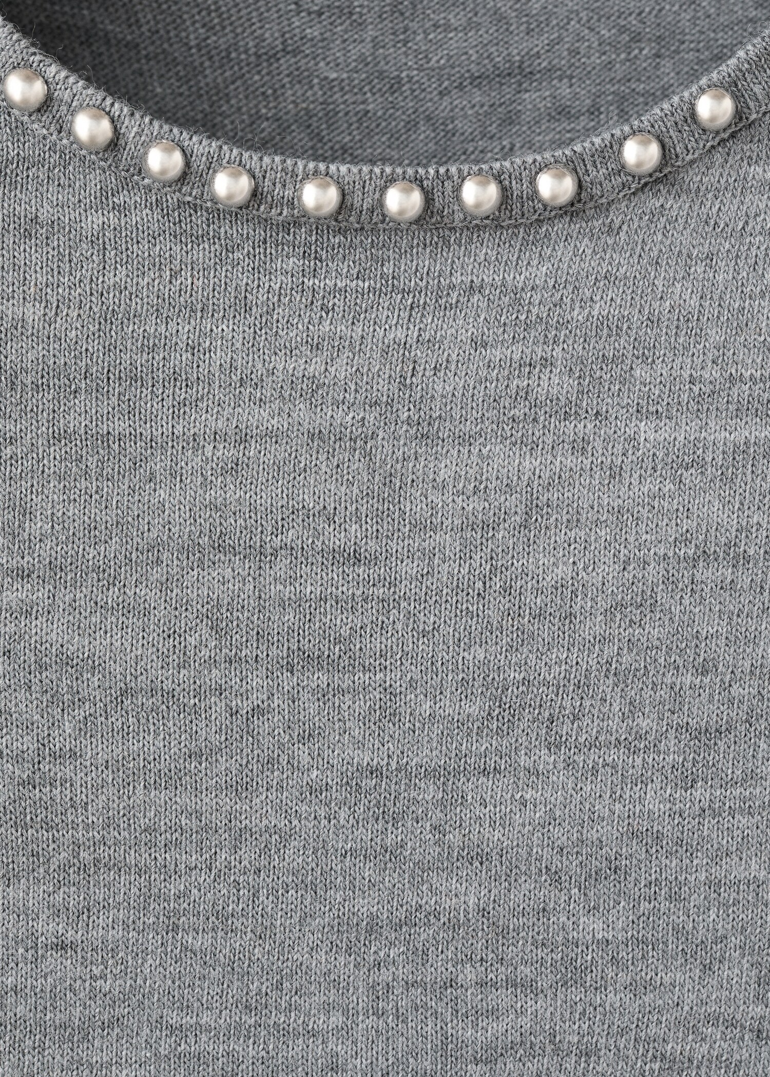 Studded knitted sweater - Women | MANGO Hong Kong SAR of China