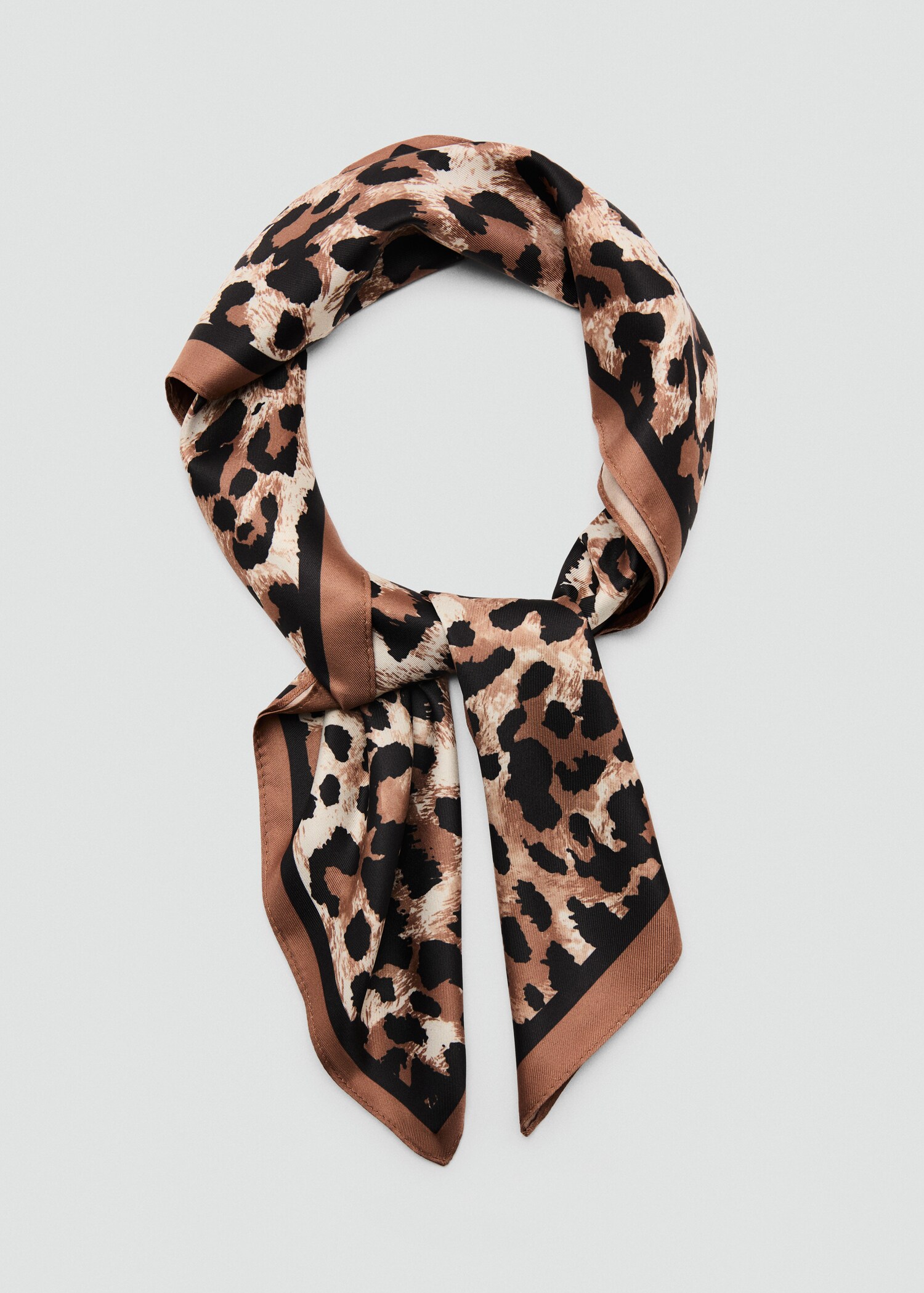 Animal print scarf - Women | MANGO Kuwait