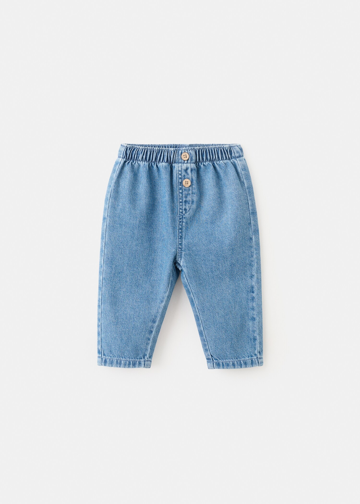 Gumis derekú egyenes szárú farmernadrág - Gyerek | MANGO Hungary