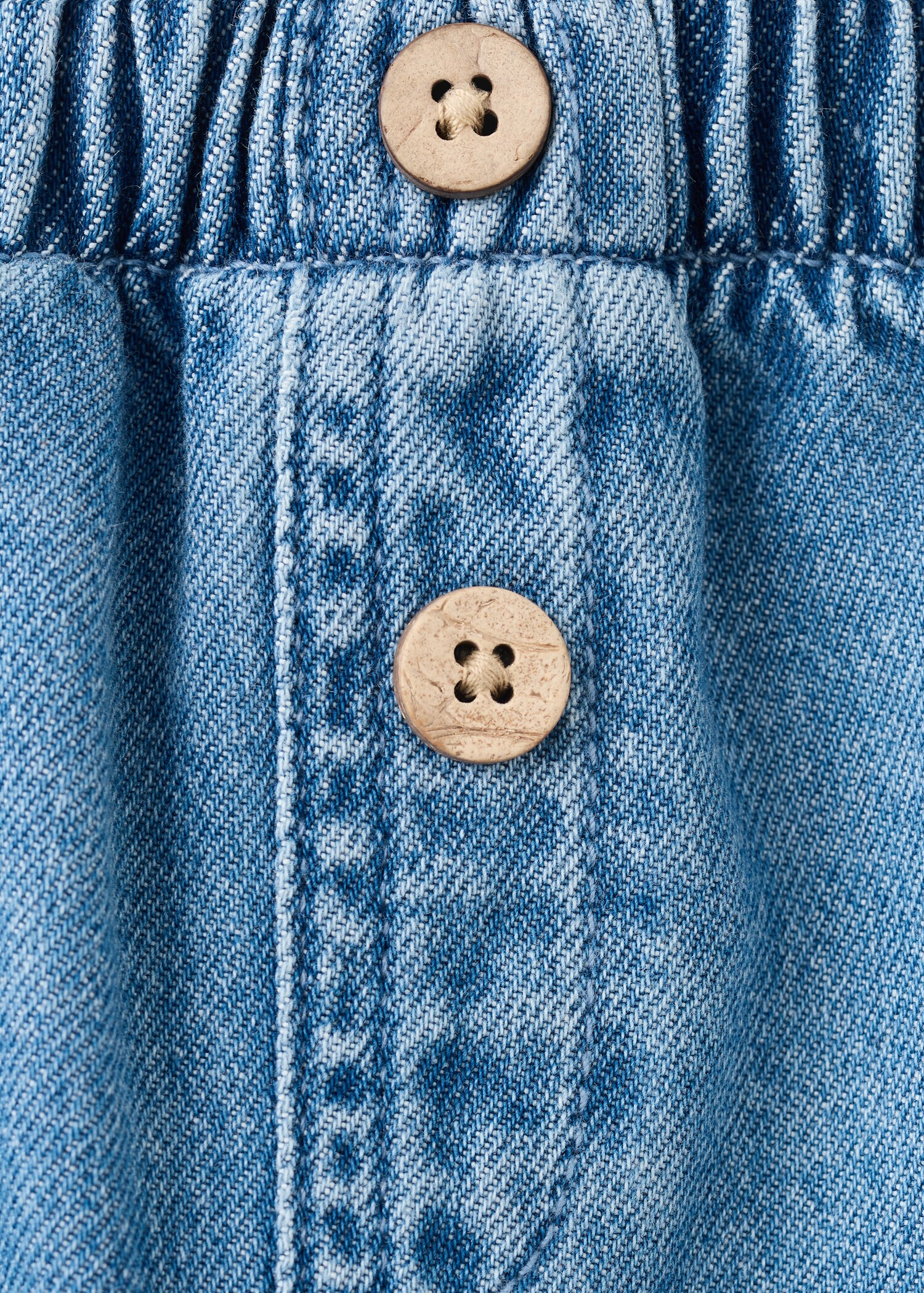 Gumis derekú egyenes szárú farmernadrág - Gyerek | MANGO Hungary