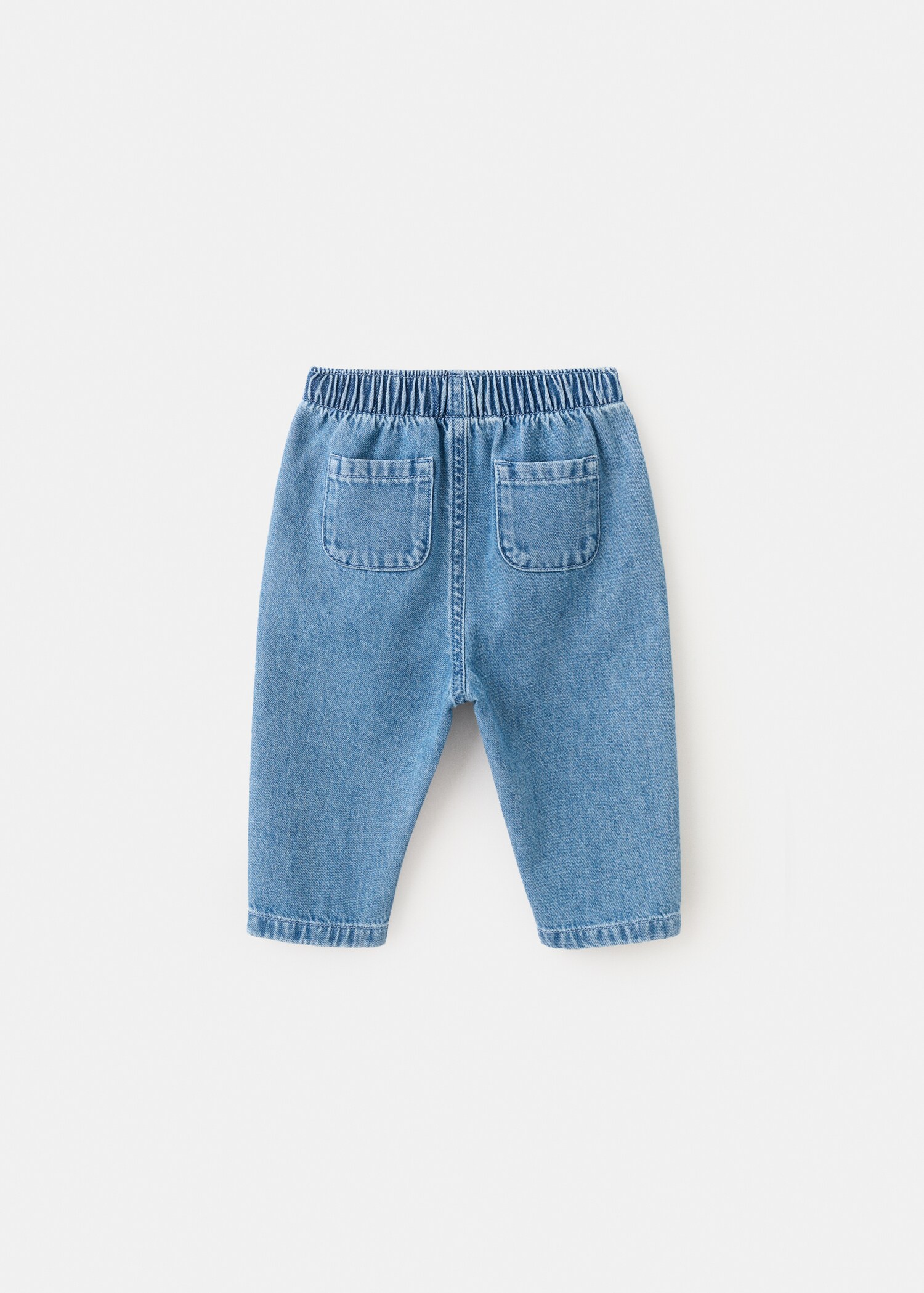 Gumis derekú egyenes szárú farmernadrág - Gyerek | MANGO Hungary