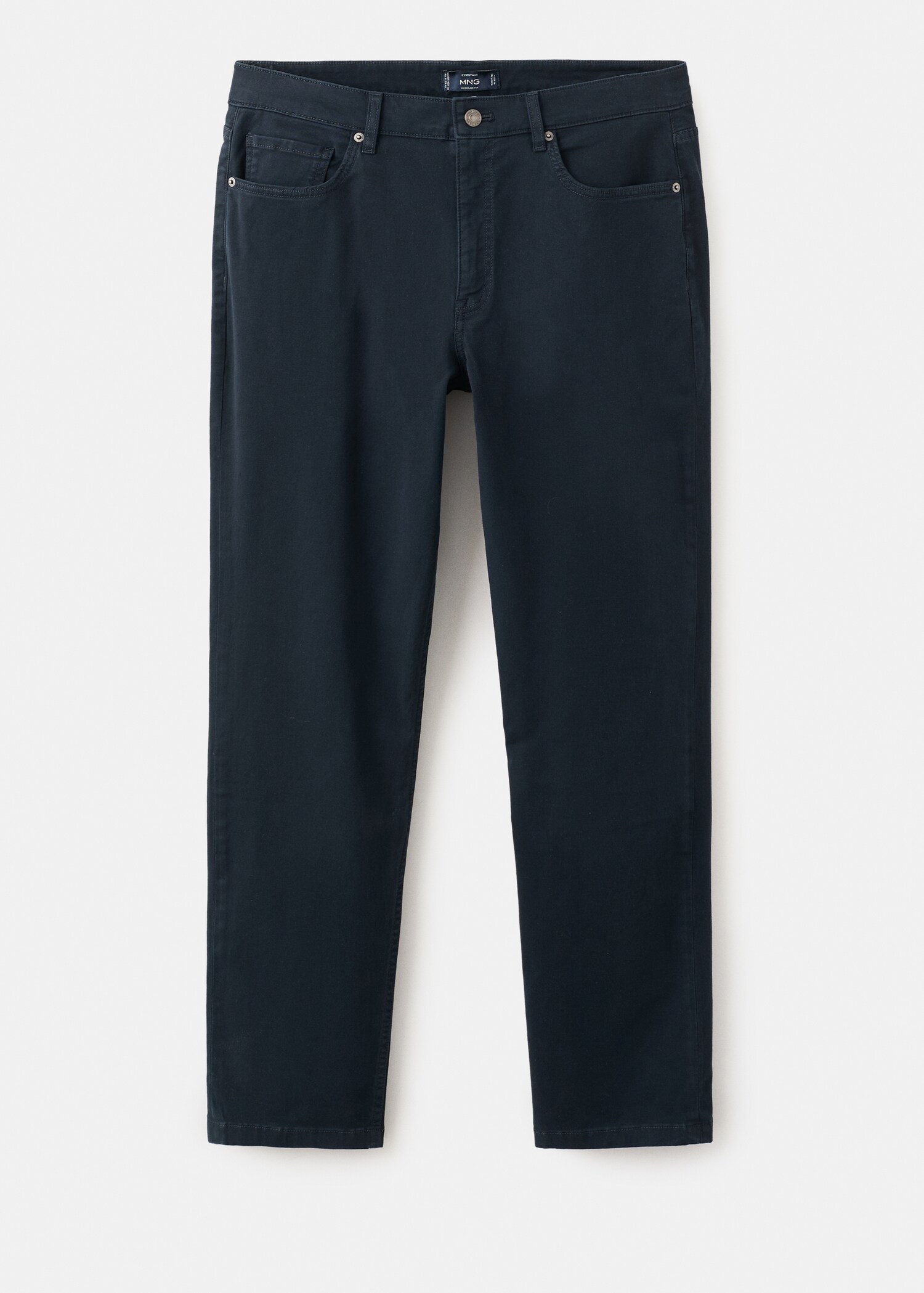 Regular-fit cotton trousers - Men | MANGO Philippines