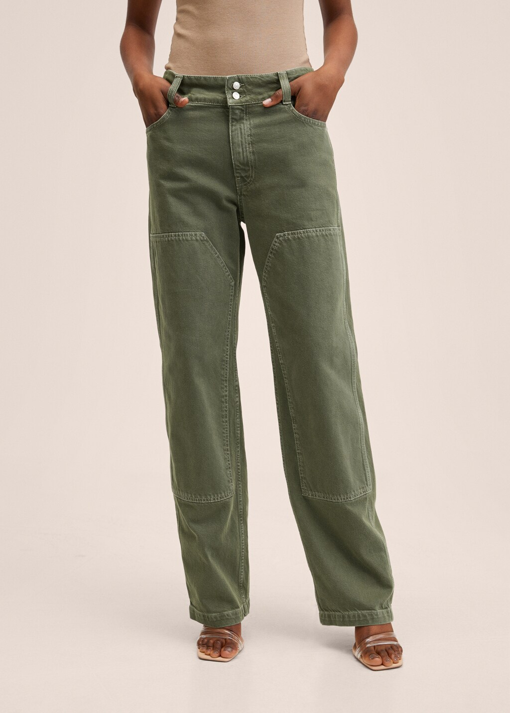 Cargo jeans - Women | MANGO Lebanon