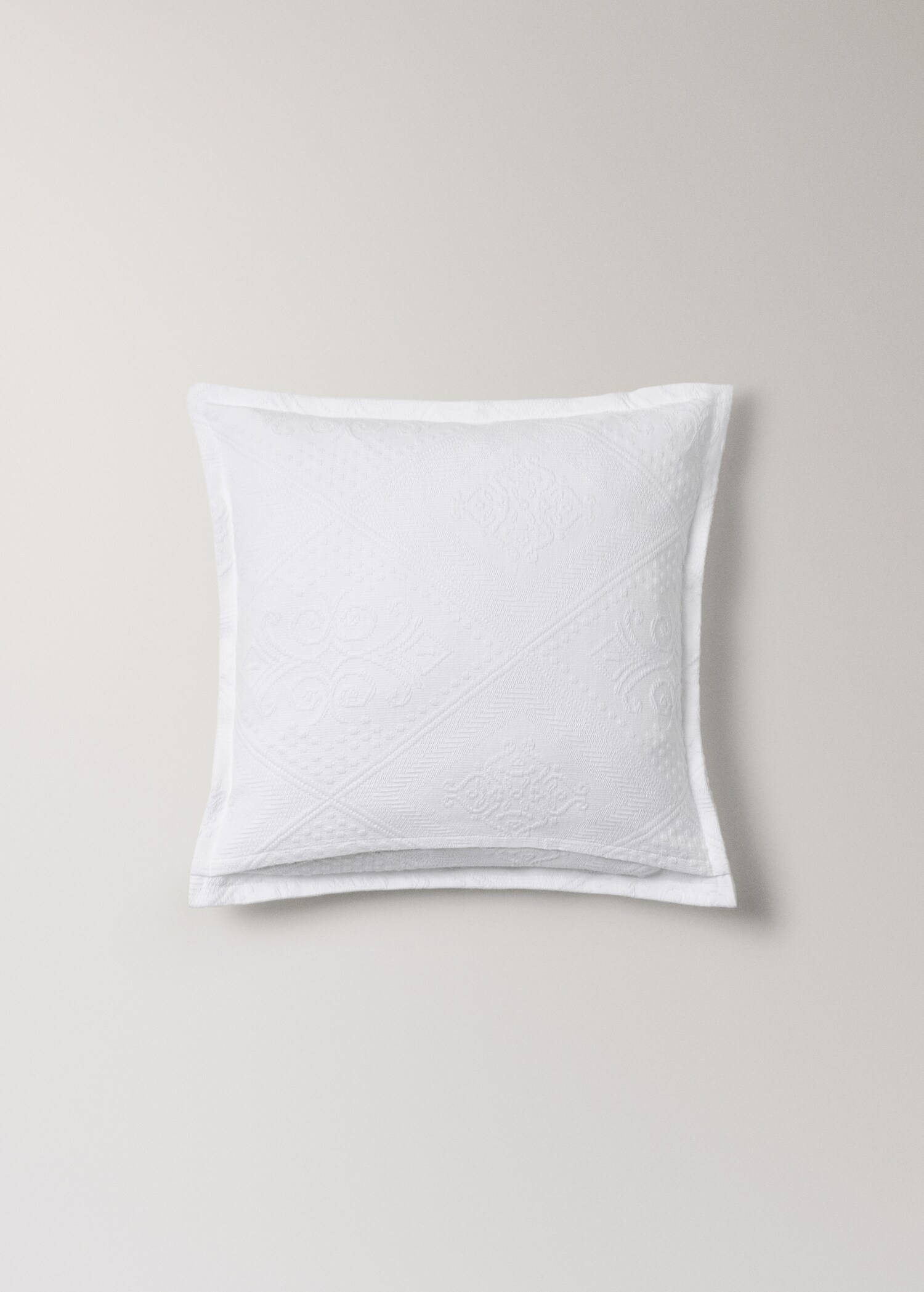 Pre-shrunk jacquard cushion cover 300g construction 50x50 cm - Home ...