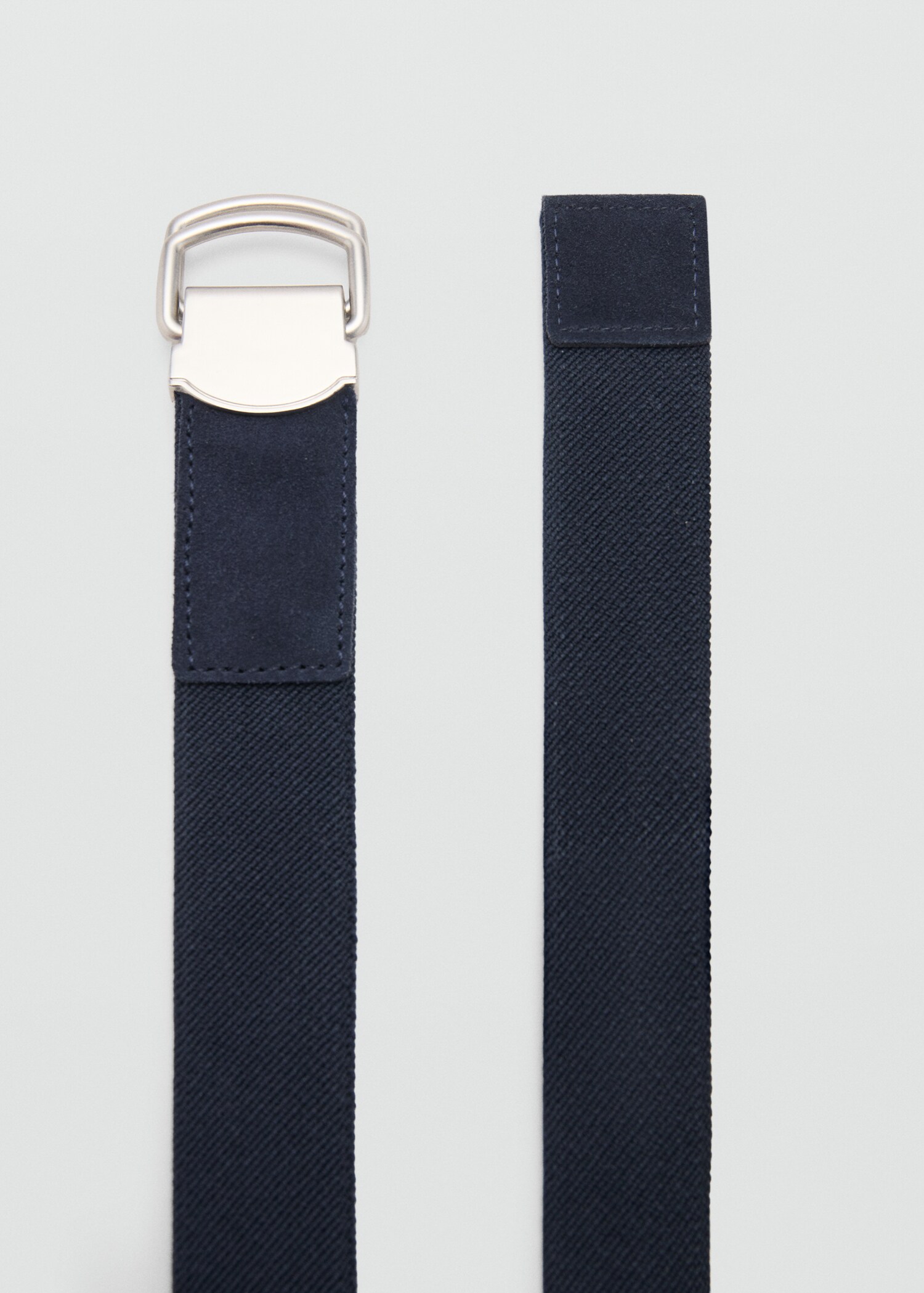 Leather mixed belt - Men | MANGO Denmark