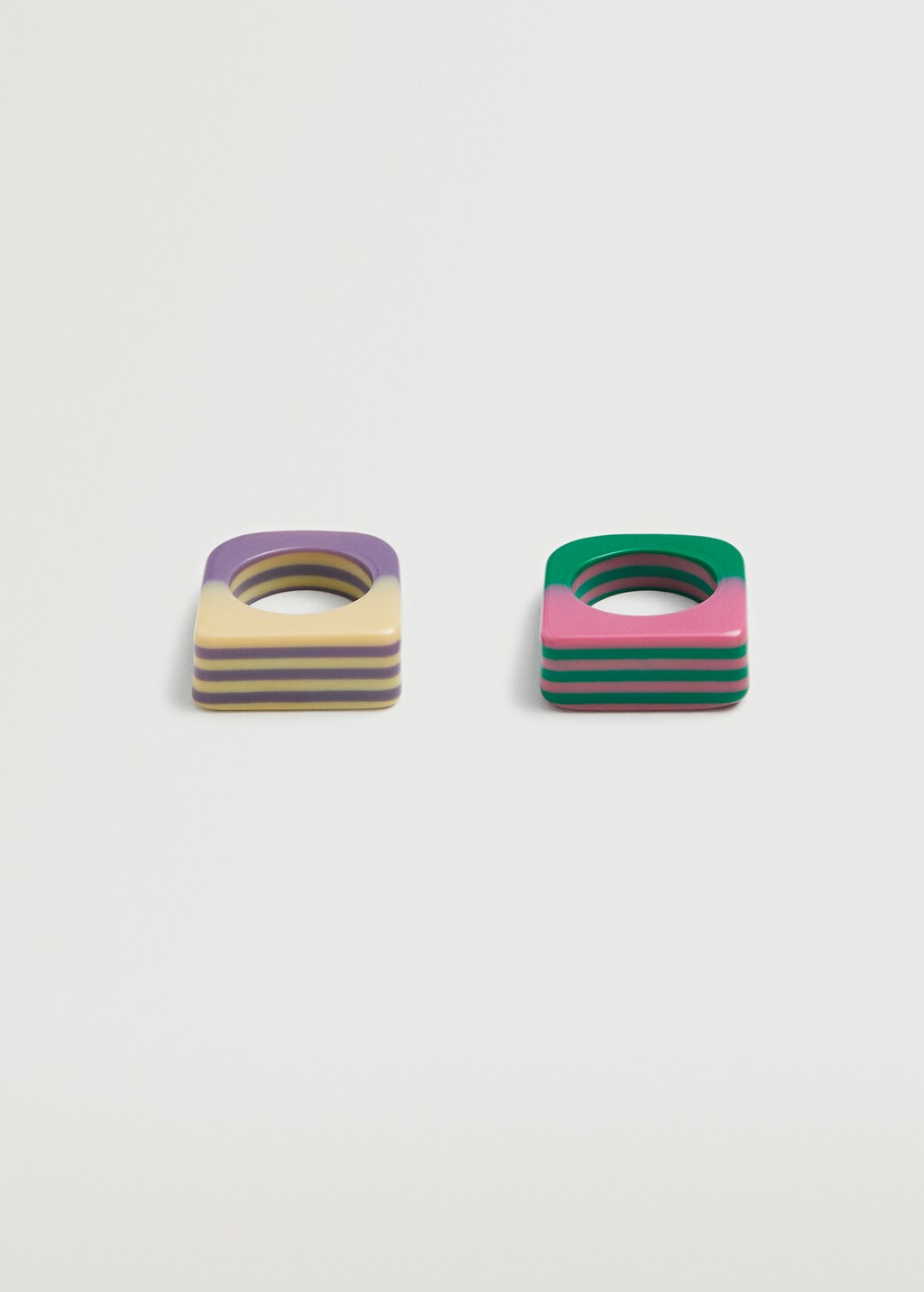 2-pack combined rings - Women | MANGO Vietnam