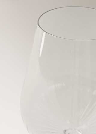 Embossed borosilicate cup - Home | MANGO Malta
