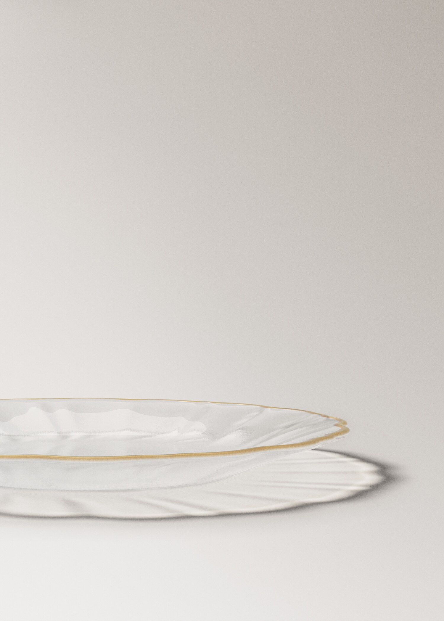 Contrast glass plate - Home | MANGO Norway