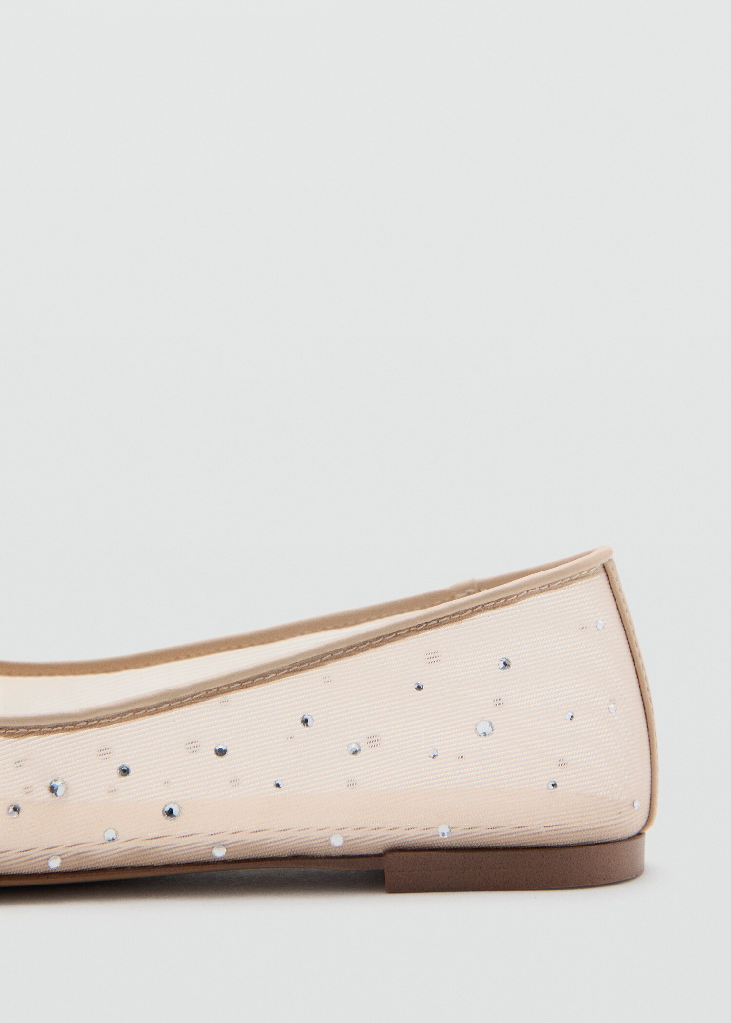 Rhinestone ballet flats - Women | MANGO United Arab Emirates