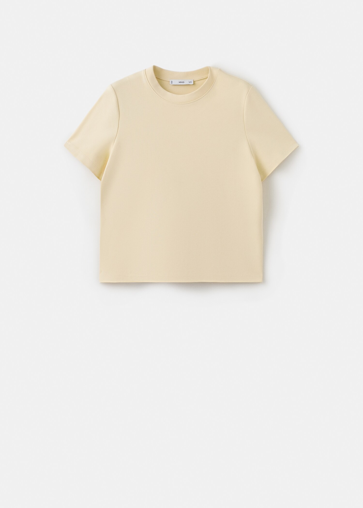 Short-sleeved cotton t-shirt - Women | MANGO India