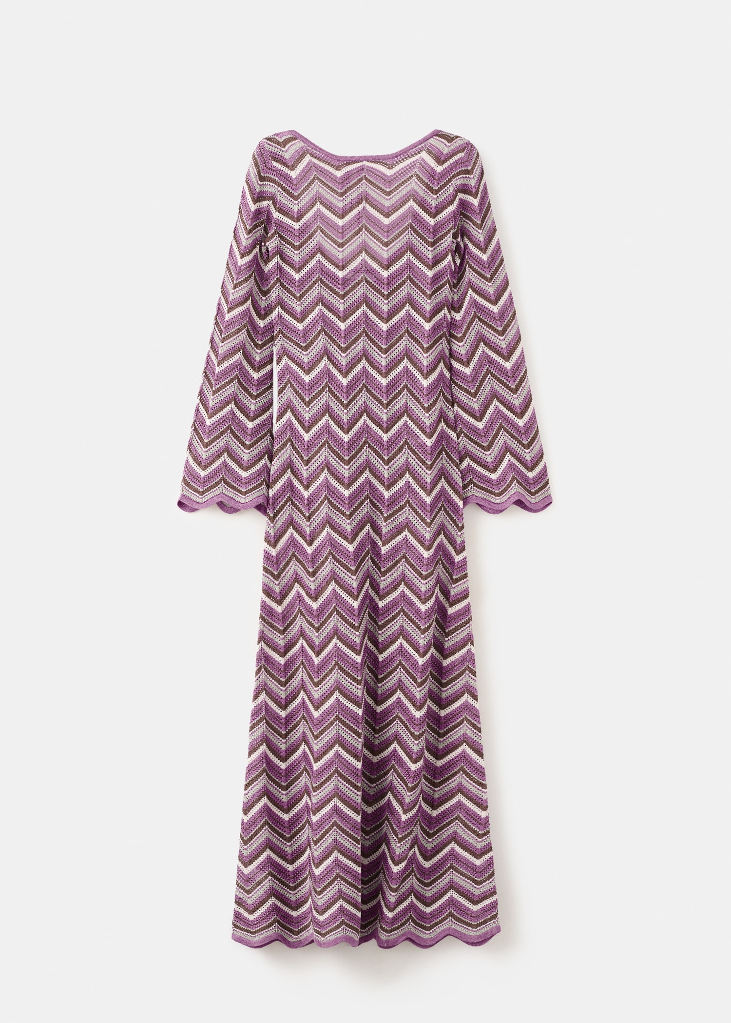 Long flared knitted dress - Women | MANGO Mauritius