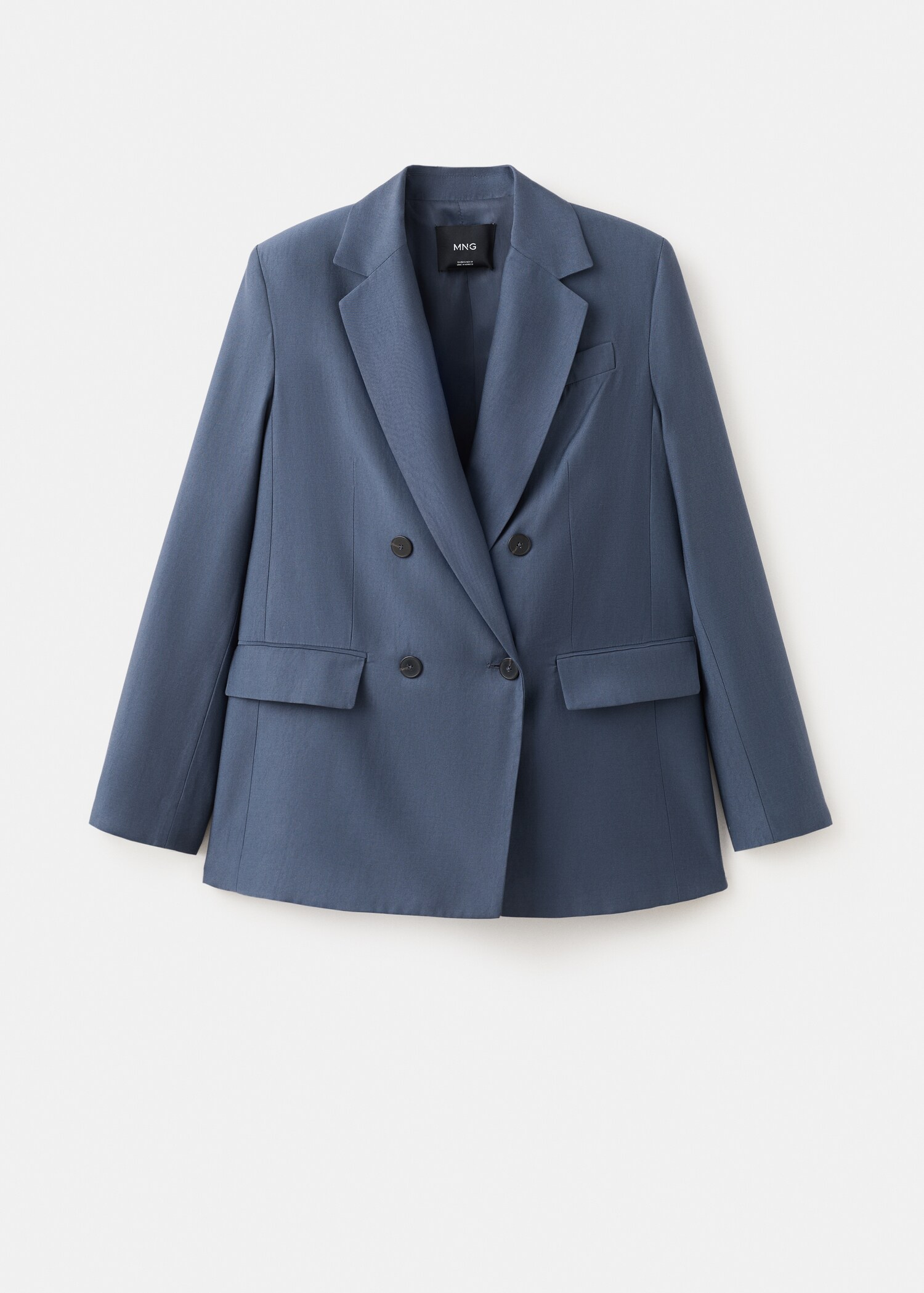 Straight-fit lyocell suit jacket - Women | MANGO South Africa