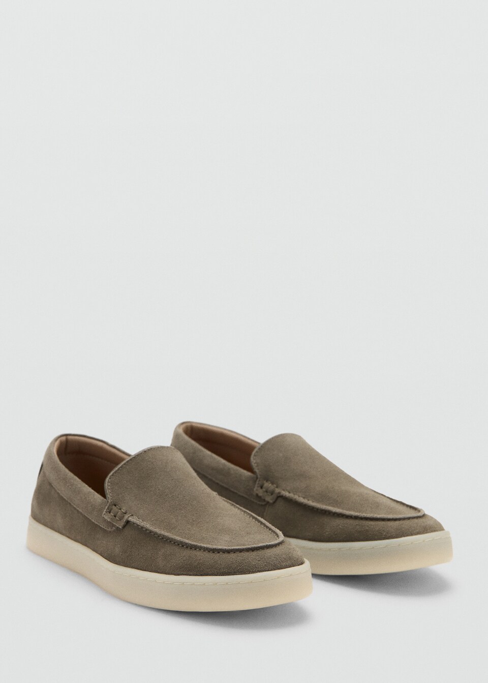 Split leather shoes - Men | MANGO USA