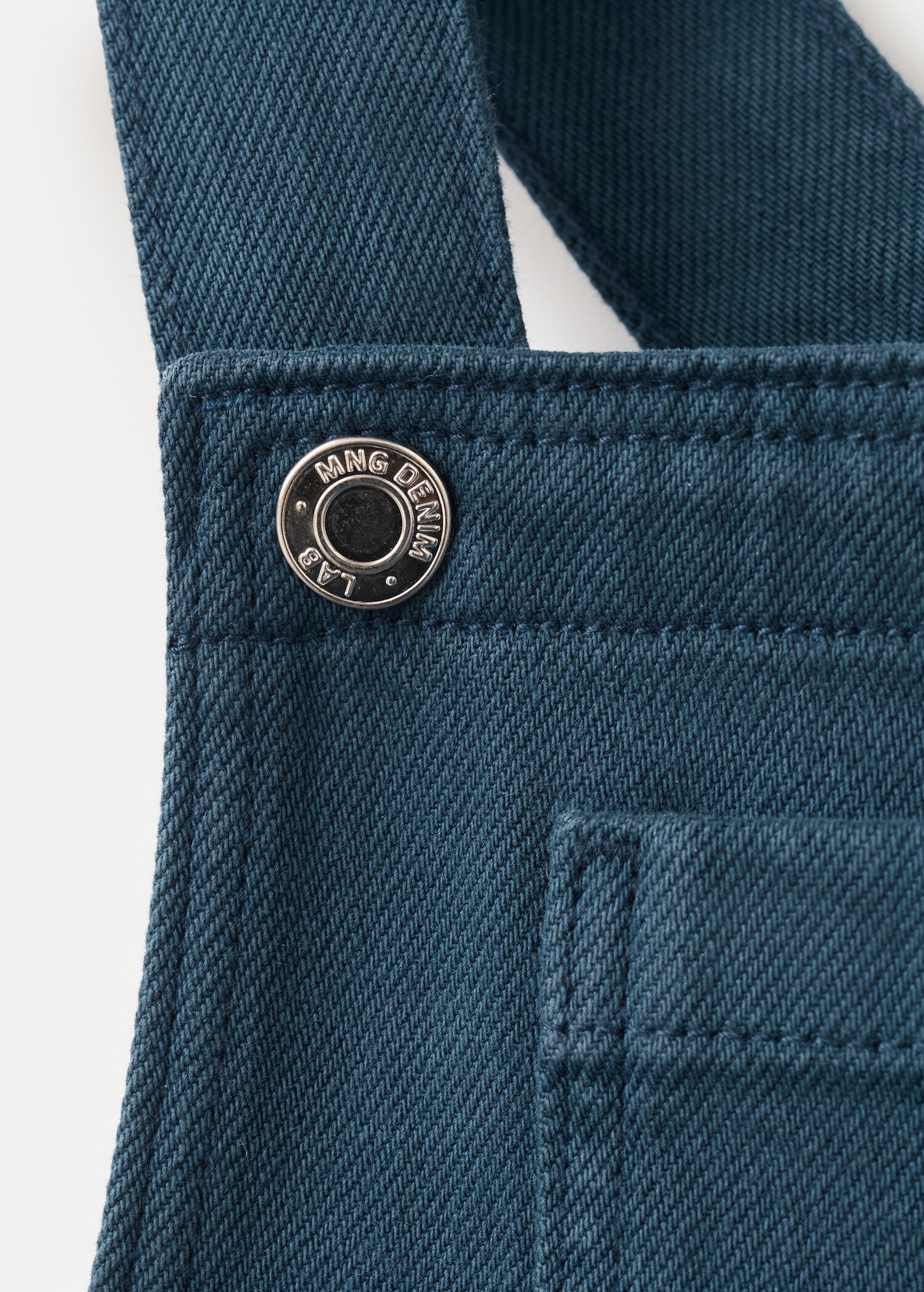 Short denim pinafore - Kids | MANGO United Kingdom