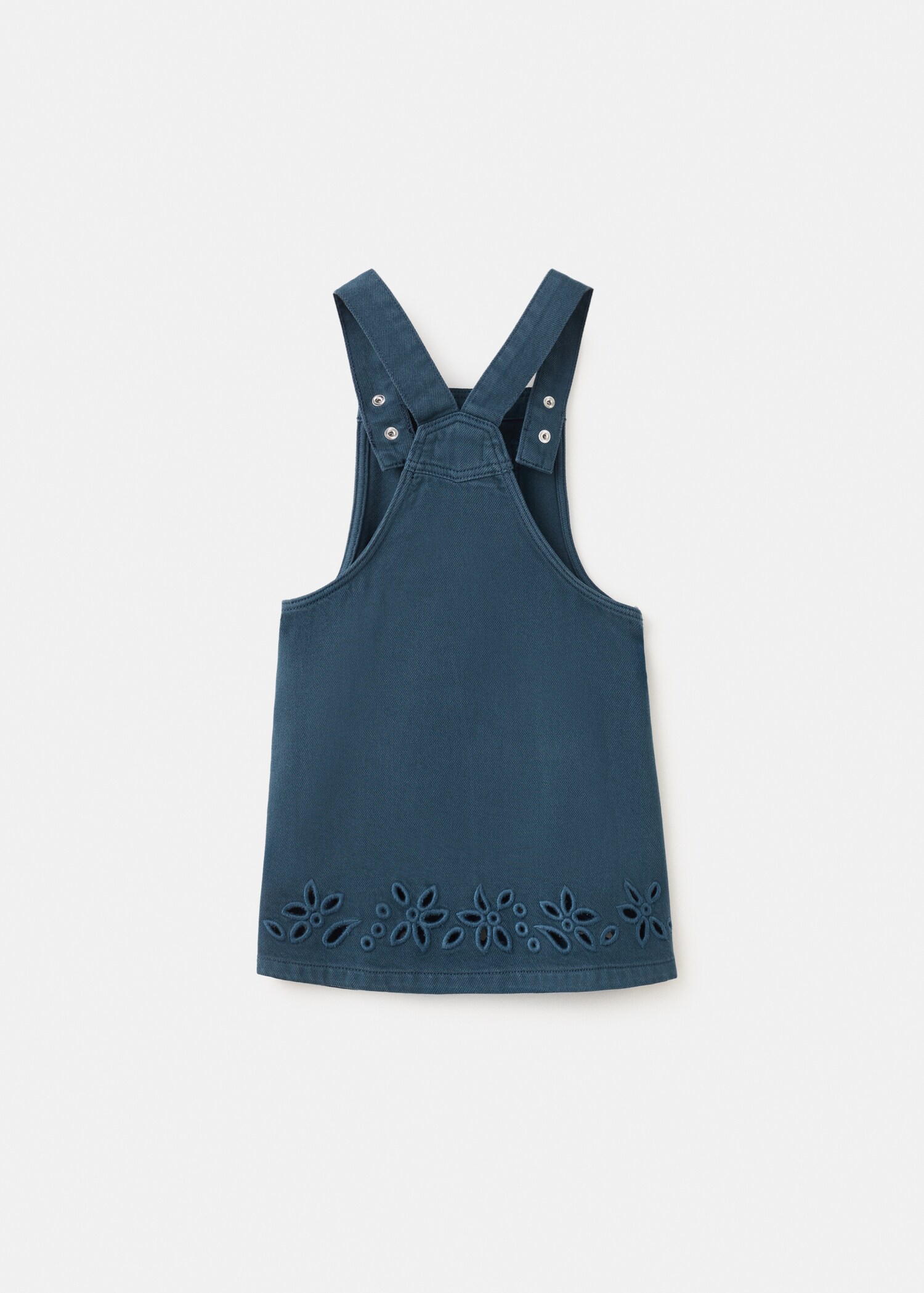 Short denim pinafore - Kids | MANGO United Kingdom