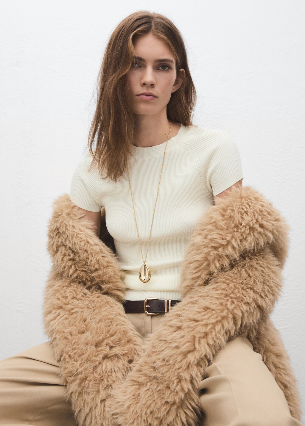 Drop pendant necklace - Women | MNG Australia