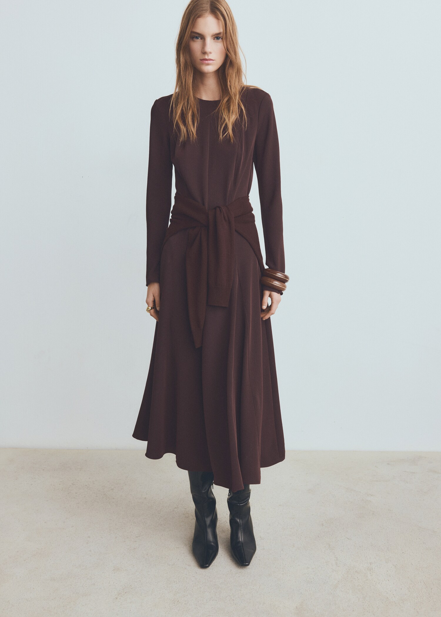 Women's brown dresses 2025 | MANGO United Kingdom