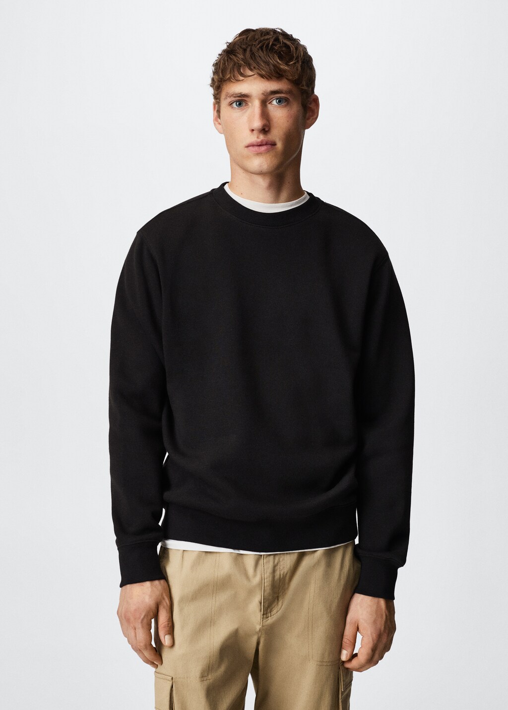 Plush cotton sweatshirt