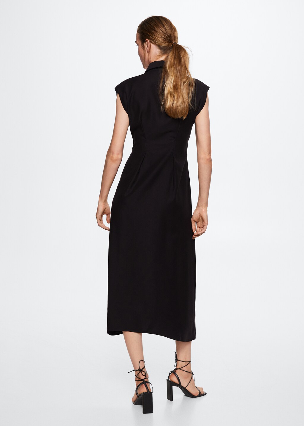 Flowy shirt dress - Women | MANGO China Flowy shirt dress - Women | MANGO China