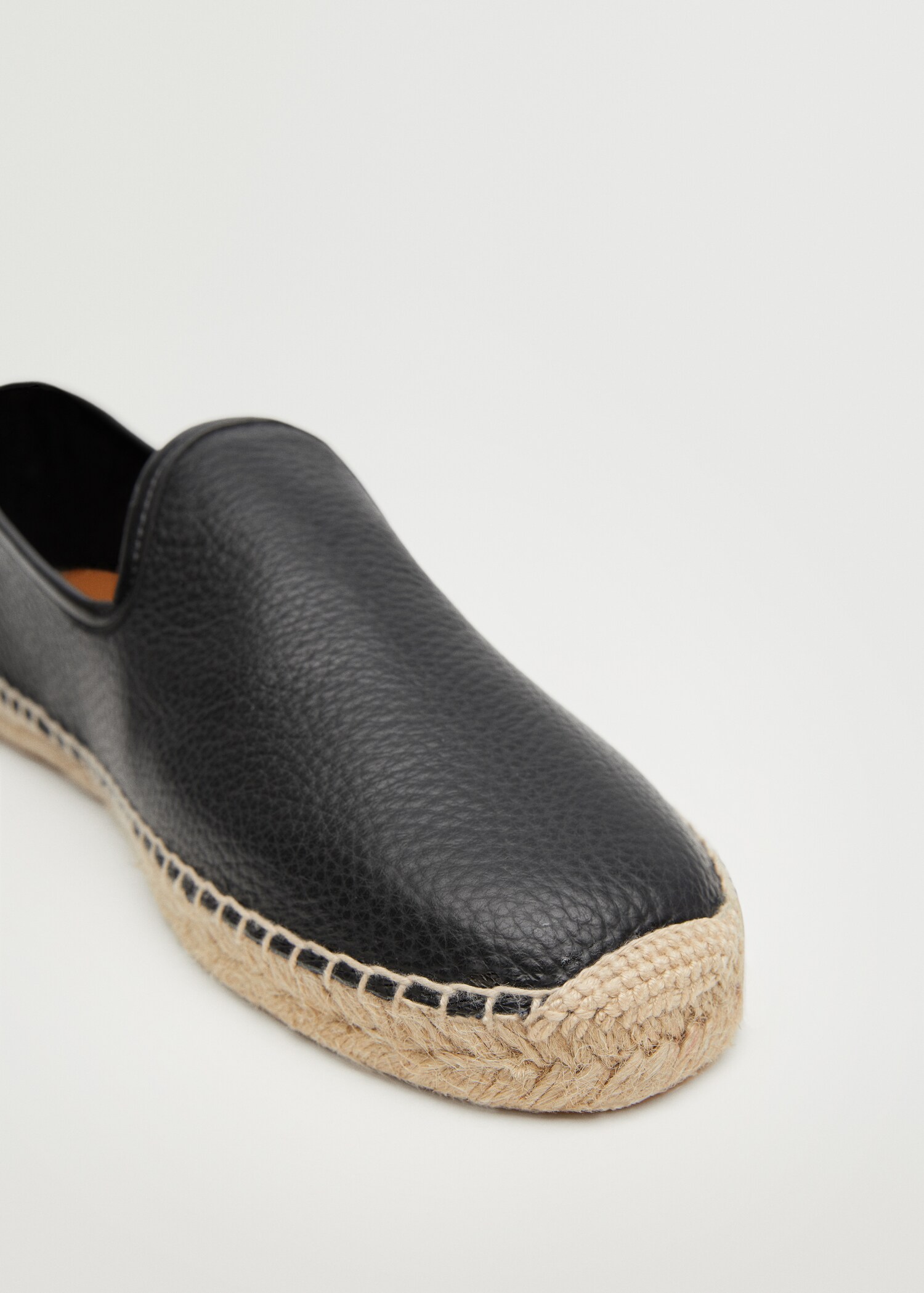 Jute leather espadrilles