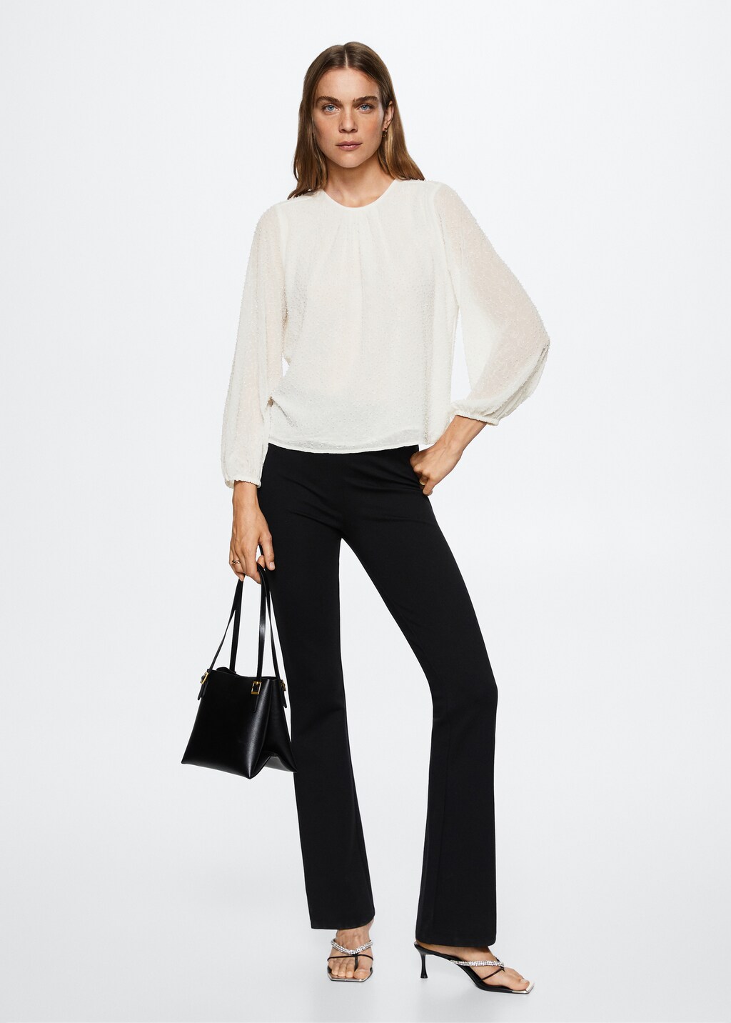 Top handle small bag - Women | MANGO Syria