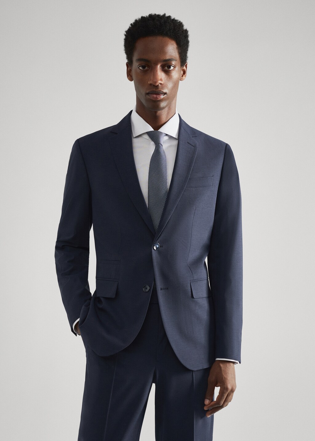 Slim fit wool suit jacket Men MANGO Macedonia